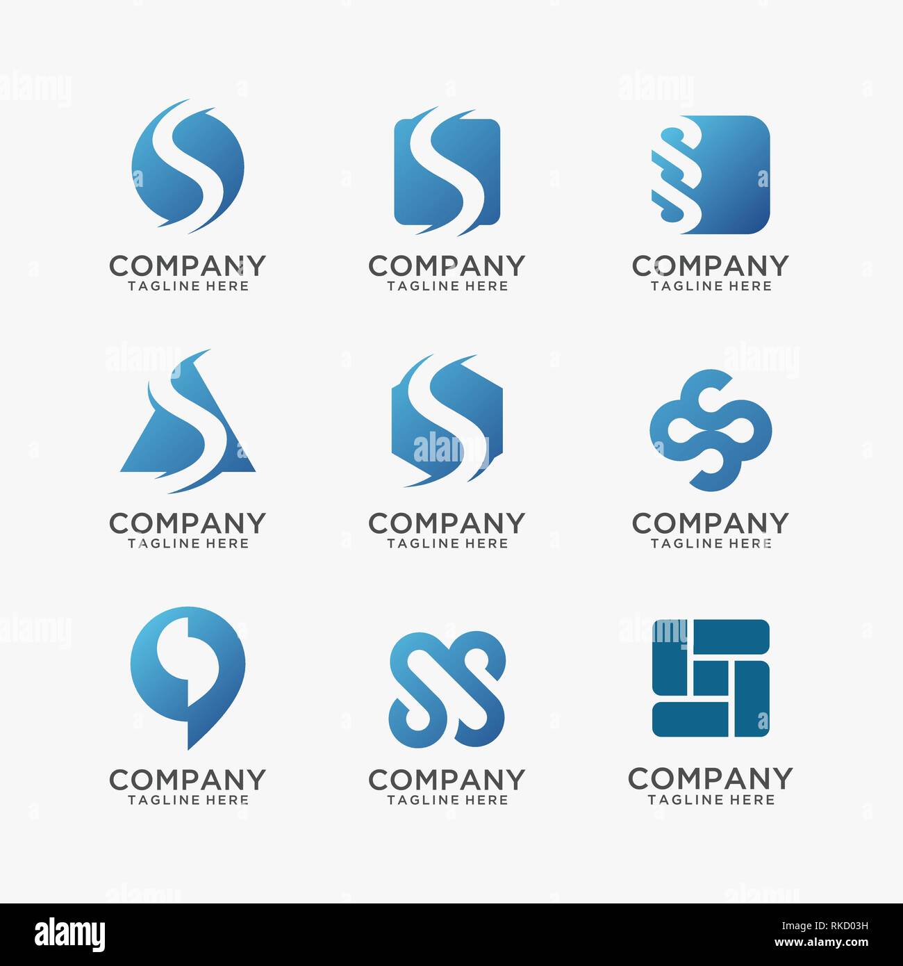 Lettre S Logo Banque d'images vectorielles - Alamy