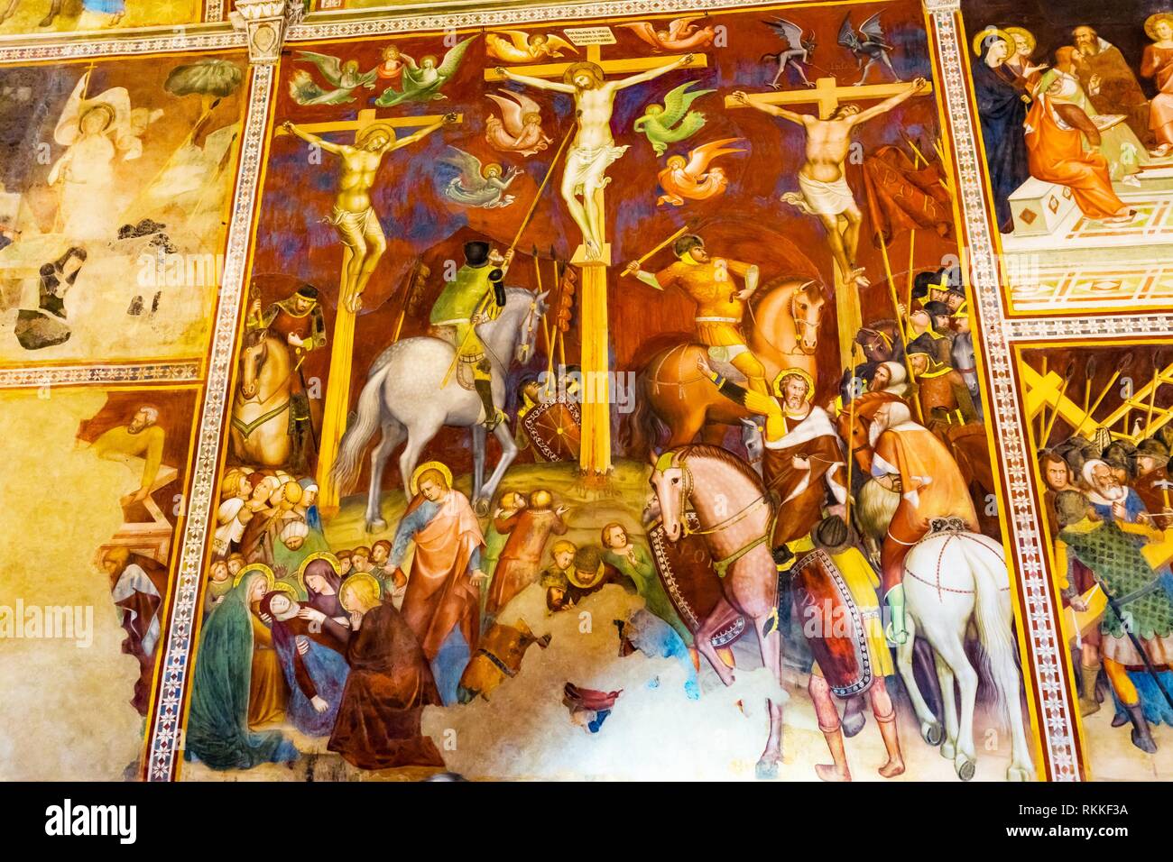 Fresque de la crucifixion Banque de photographies et d’images à haute ...