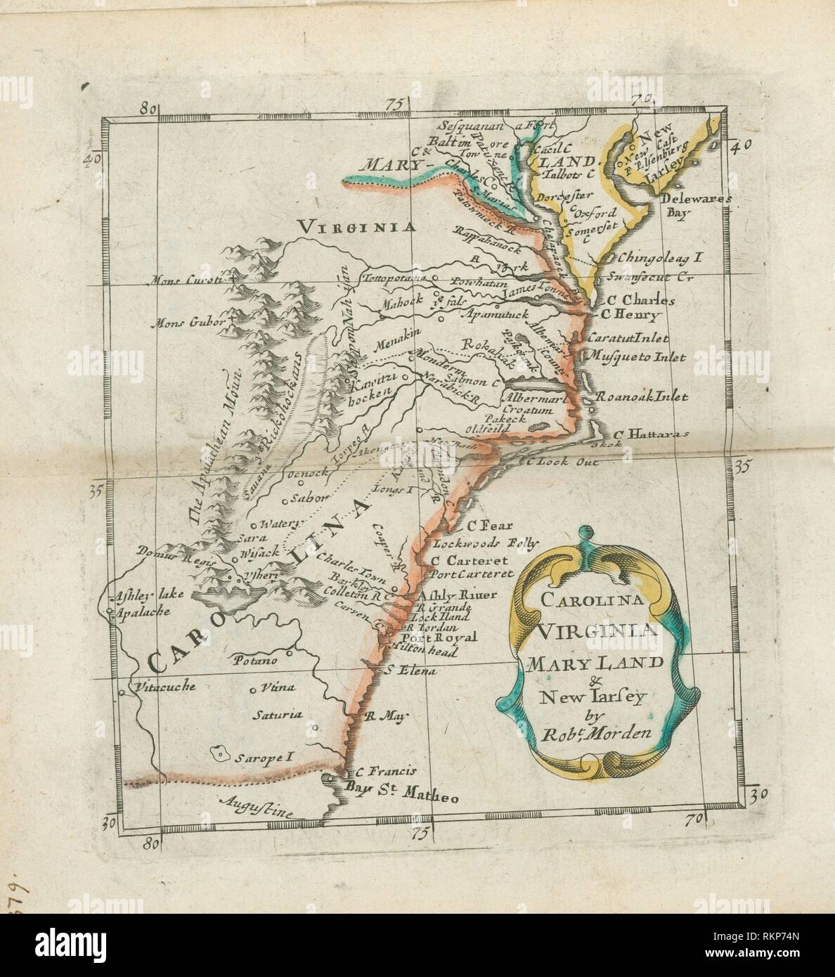 Carte du monde selon strabon ou strabo Banque de photographies et d ...