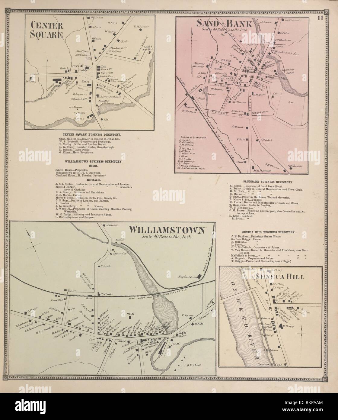 Carte de williamstown Banque de photographies et d’images à haute ...