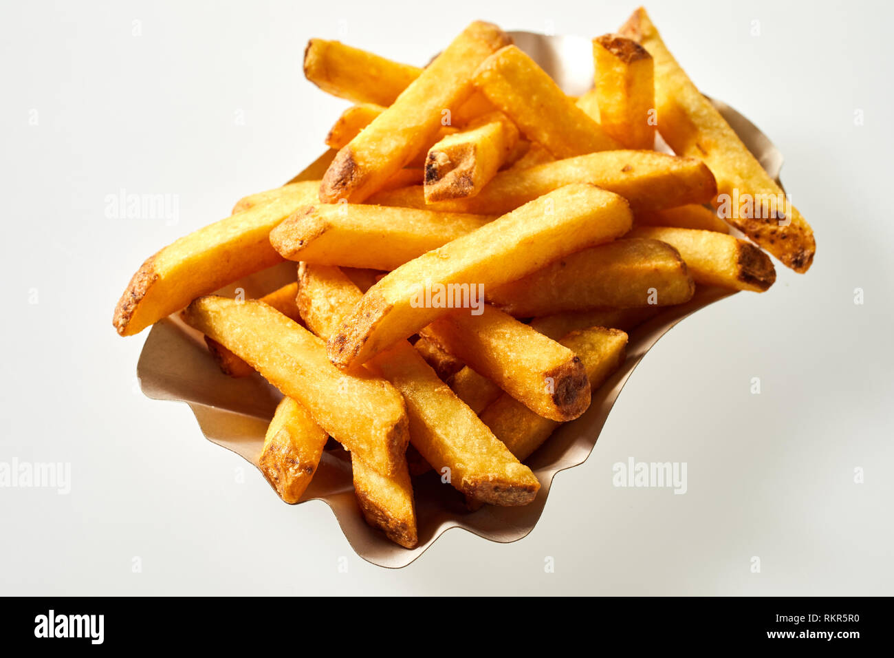 Golden Fried chips de pomme de terre, frites ou Pommes frites servies ...