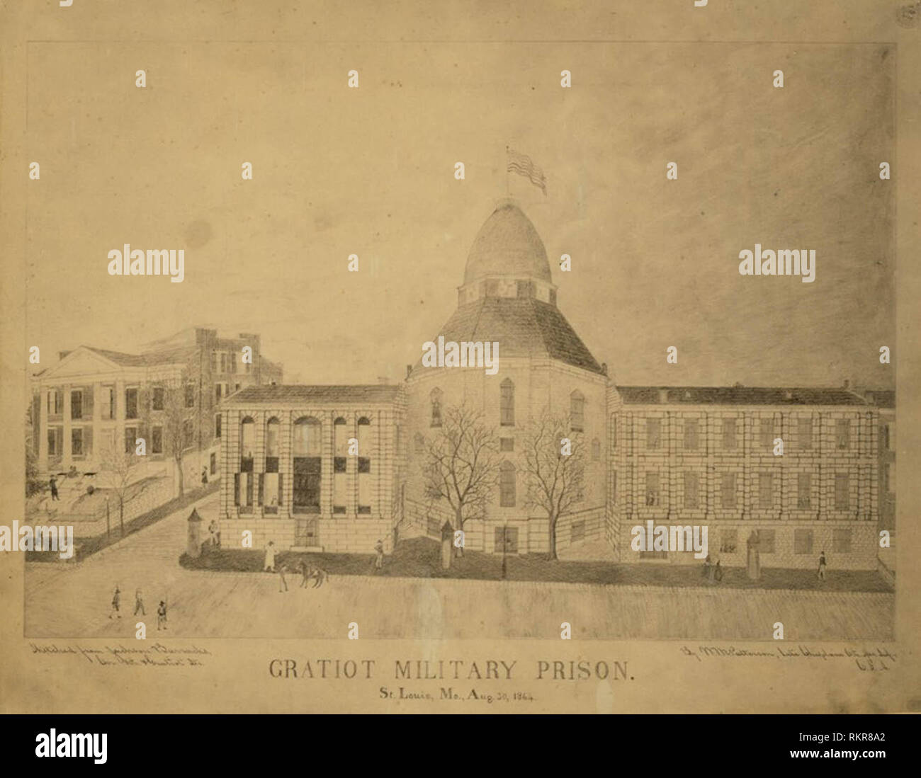 Prison militaire de gratiot Banque de photographies et d’images à haute ...