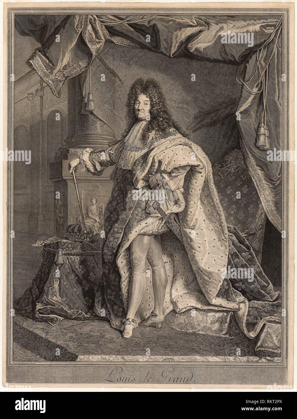 Hyacinthe Rigaud Louis Xiv Banque d'image et photos - Alamy