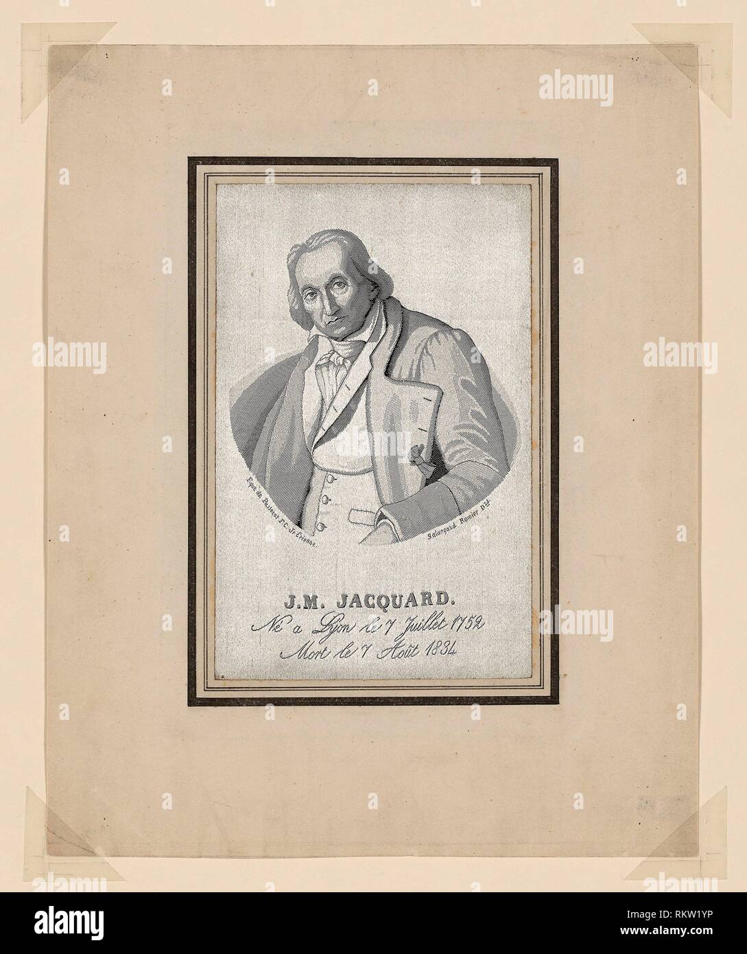 Loom of joseph marie jacquard Banque de photographies et d’images à ...
