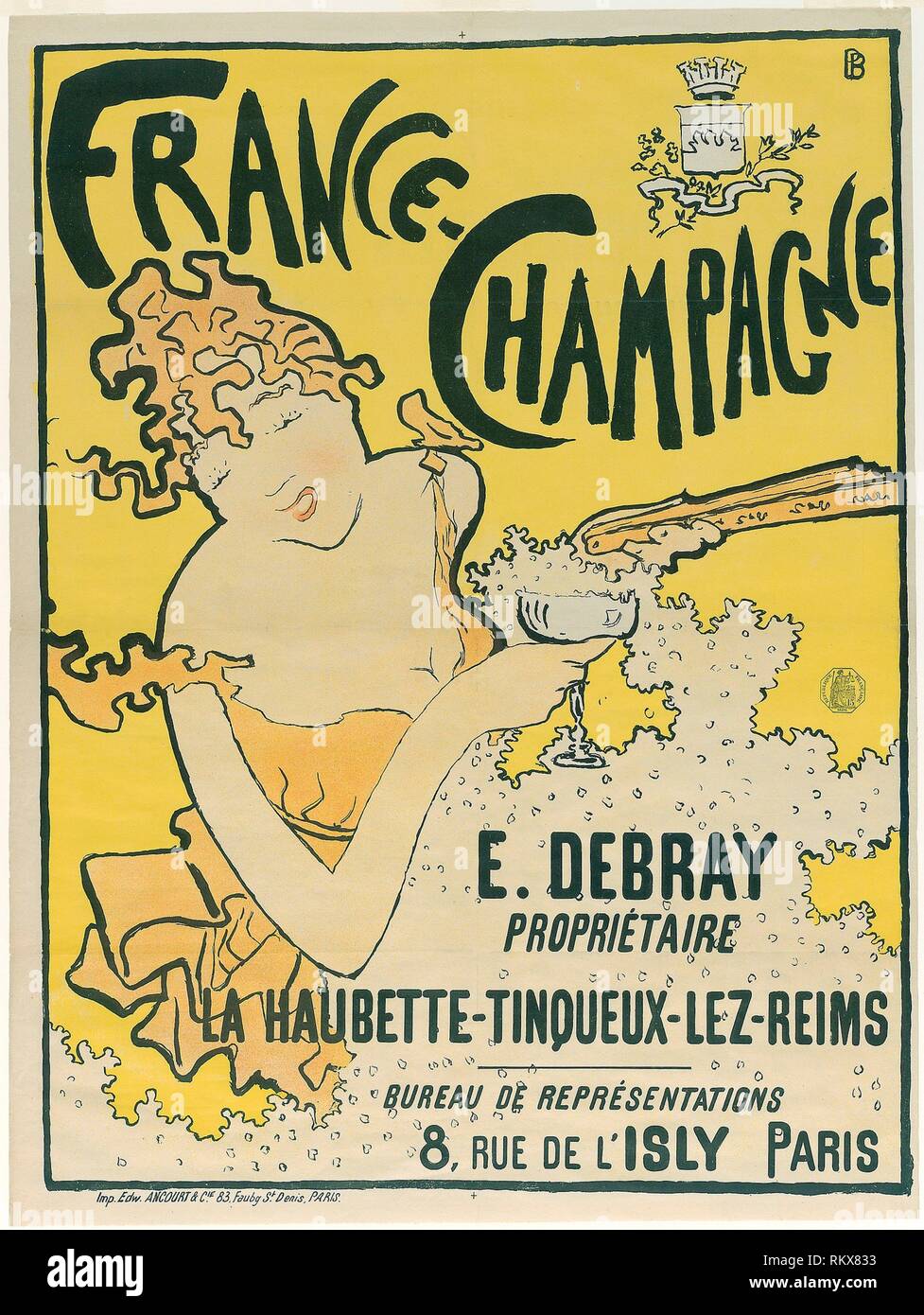 Champagne france 19ème siècle Banque de photographies et d’images à ...