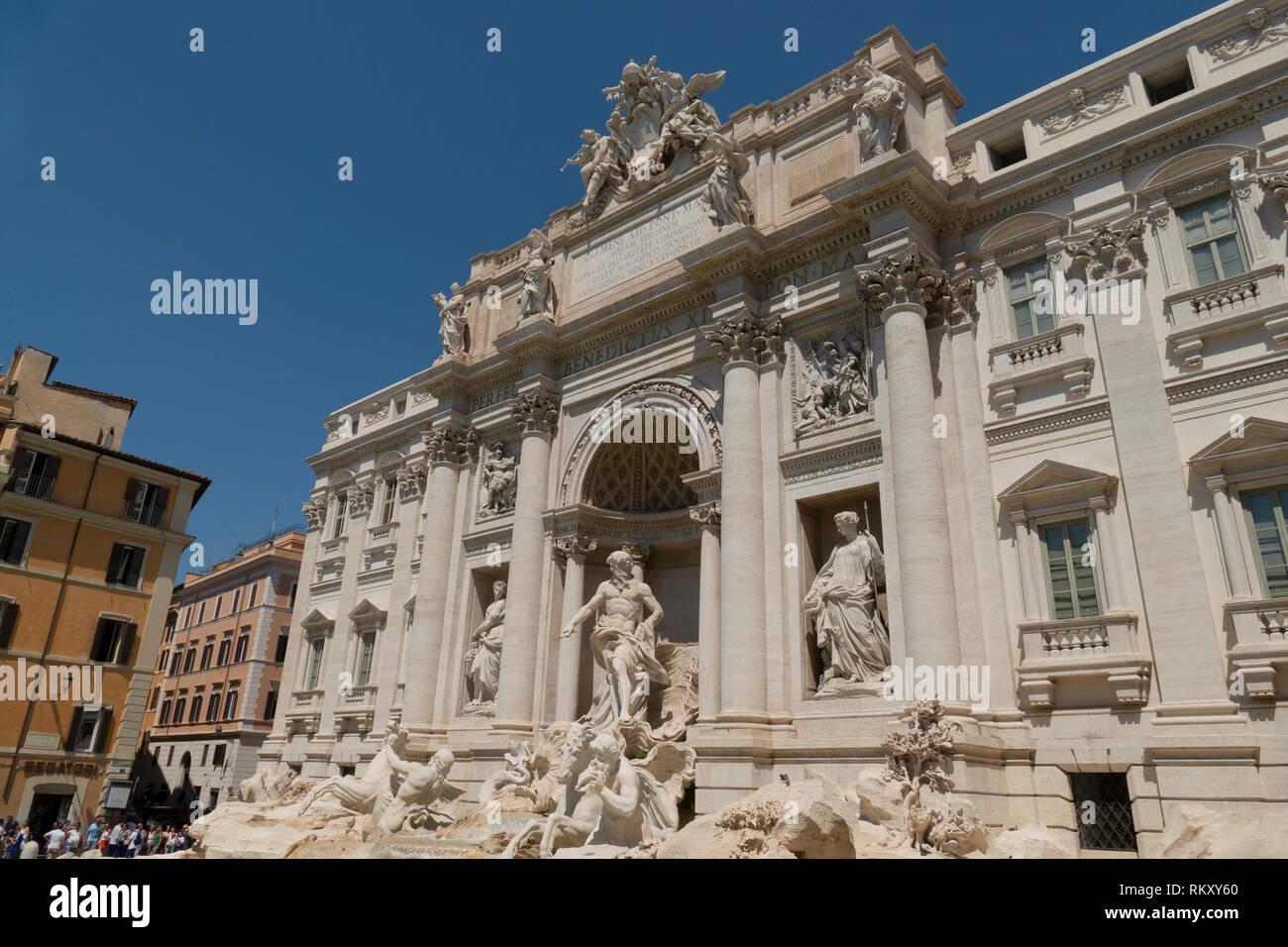 Palazzo Poli, aussi, le palais Conti, Fontaine de Trevi, Piazza di ...