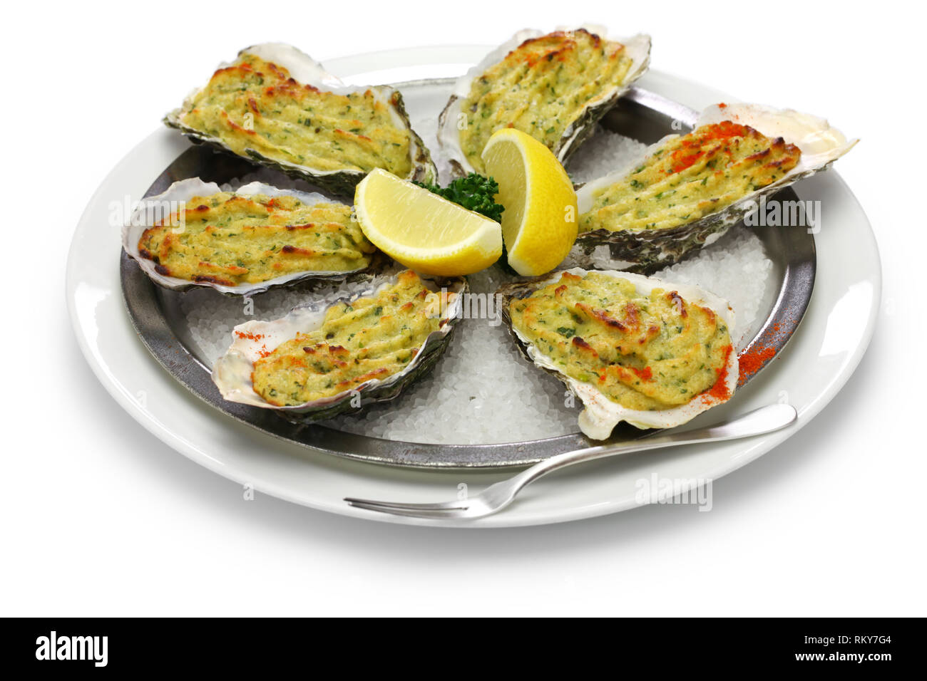 Huitres beurre Banque d'images détourées - Alamy