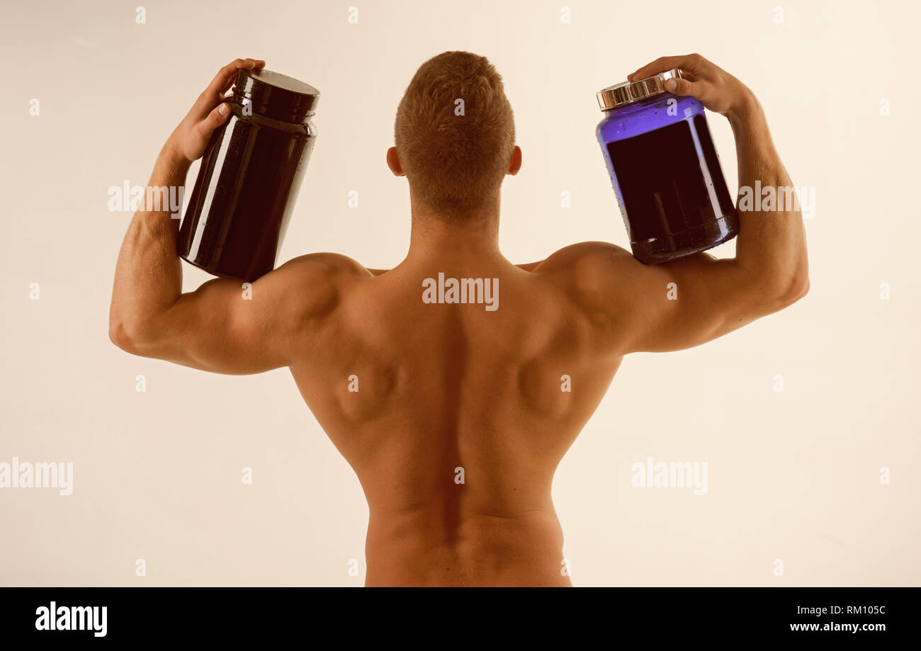 Régime alimentaire et nutrition vitamine sport. Homme fort supplément ...