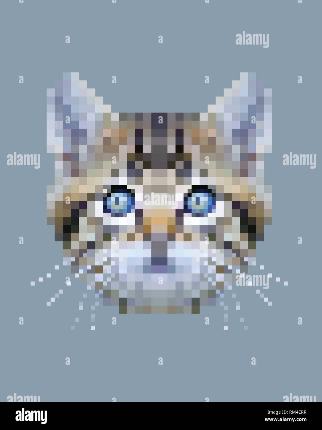 Pixel face Banque de photographies et d’images à haute résolution - Alamy