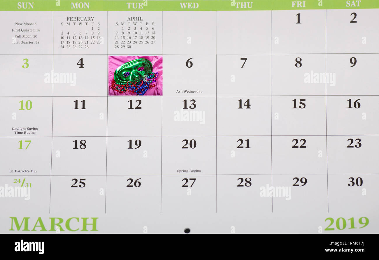 Mars calendrier Banque de photographies et d’images à haute résolution ...