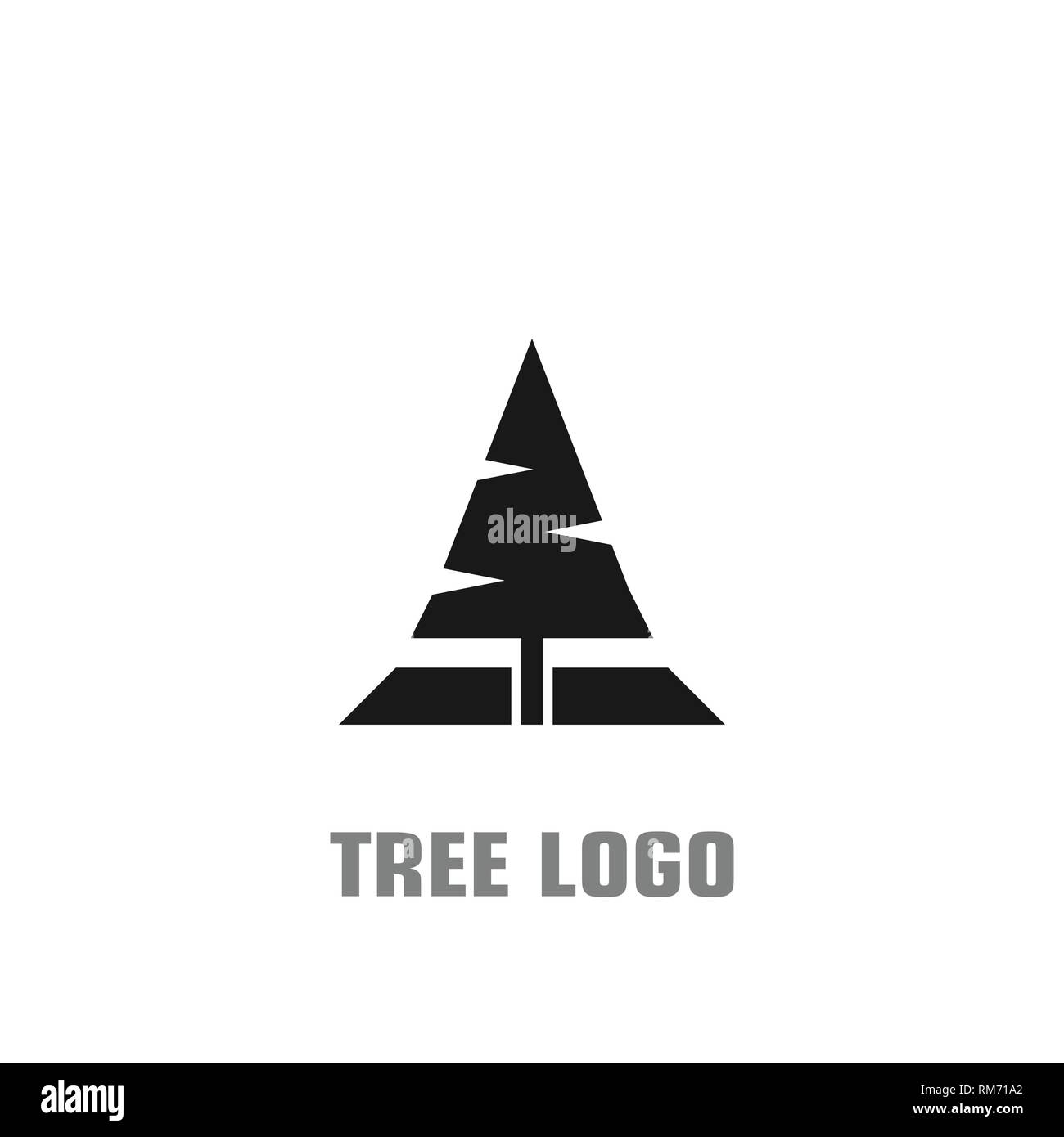 Tree logo Banque d'images vectorielles - Alamy