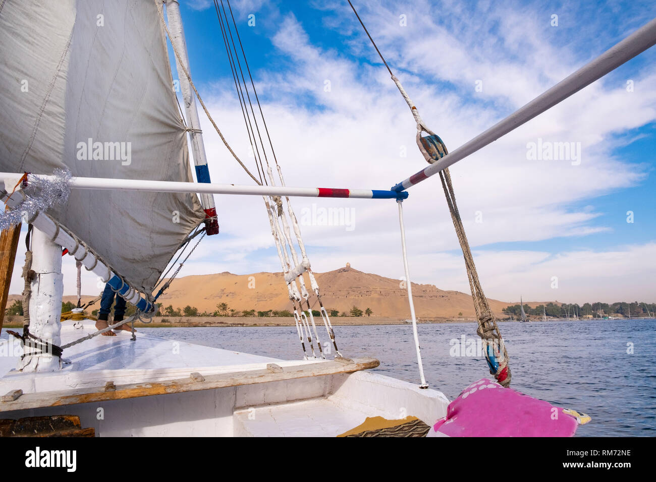 Une felouque du nil Banque de photographies et d’images à haute ...