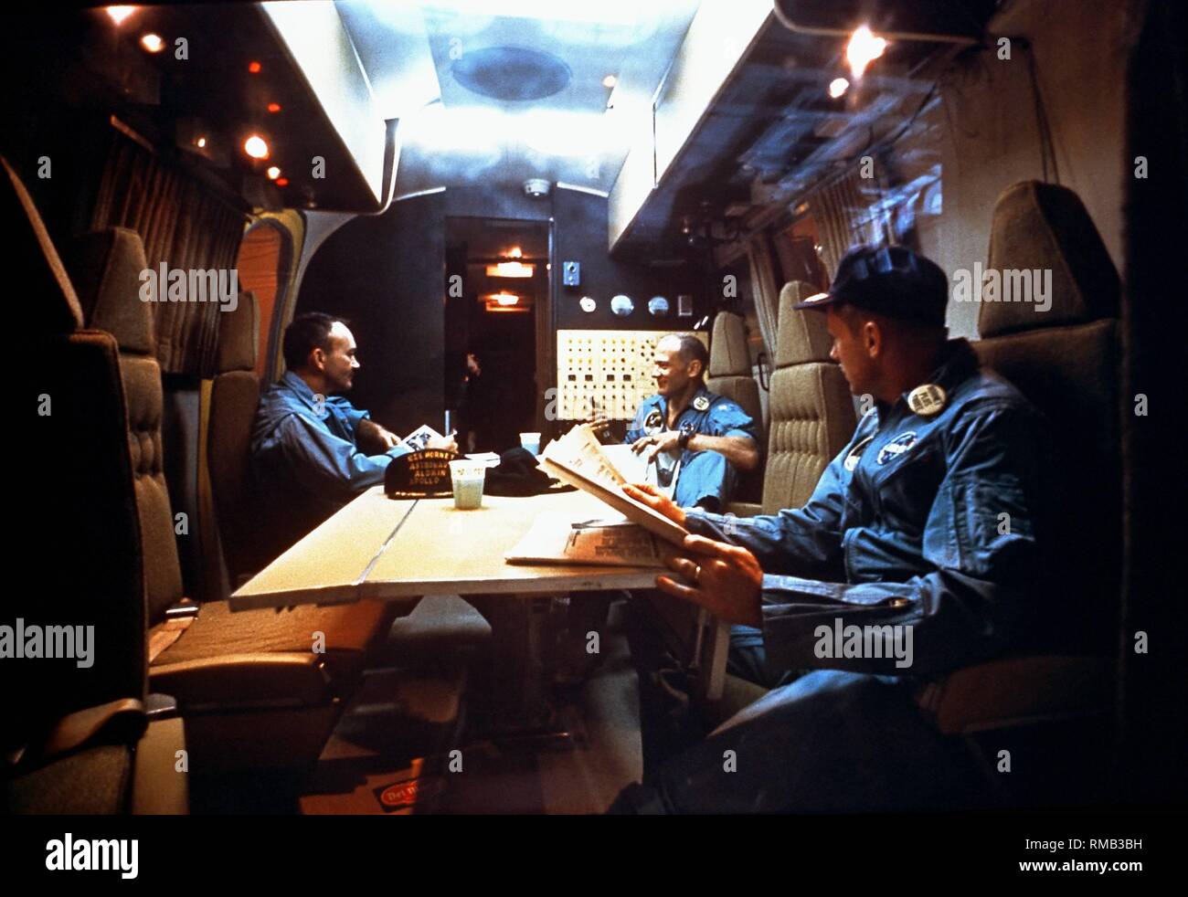 Michael Collins Edwin Buzz Aldrin Banque De Photographies Et Dimages à
