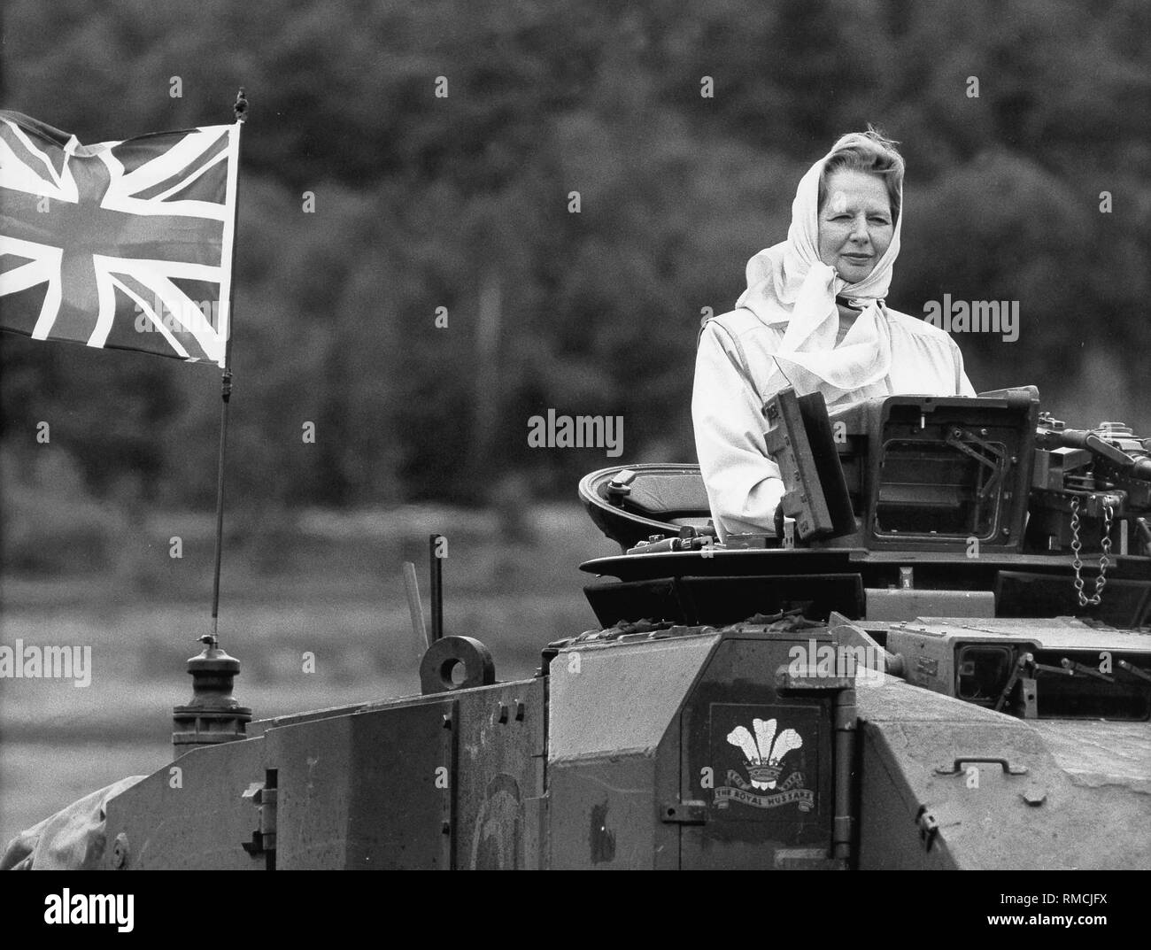 Heath thatcher Banque d'images noir et blanc - Alamy