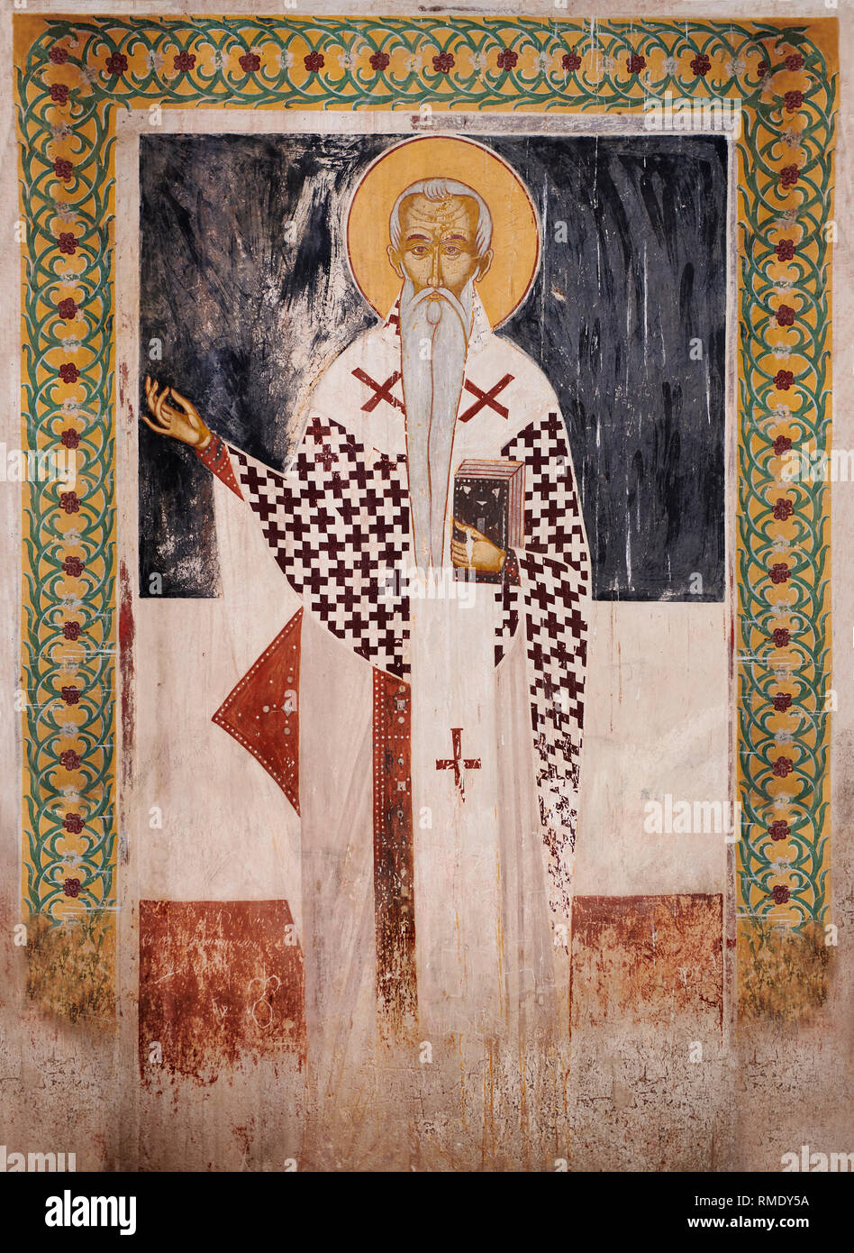 Fresque byzantine vierge Banque de photographies et d’images à haute ...