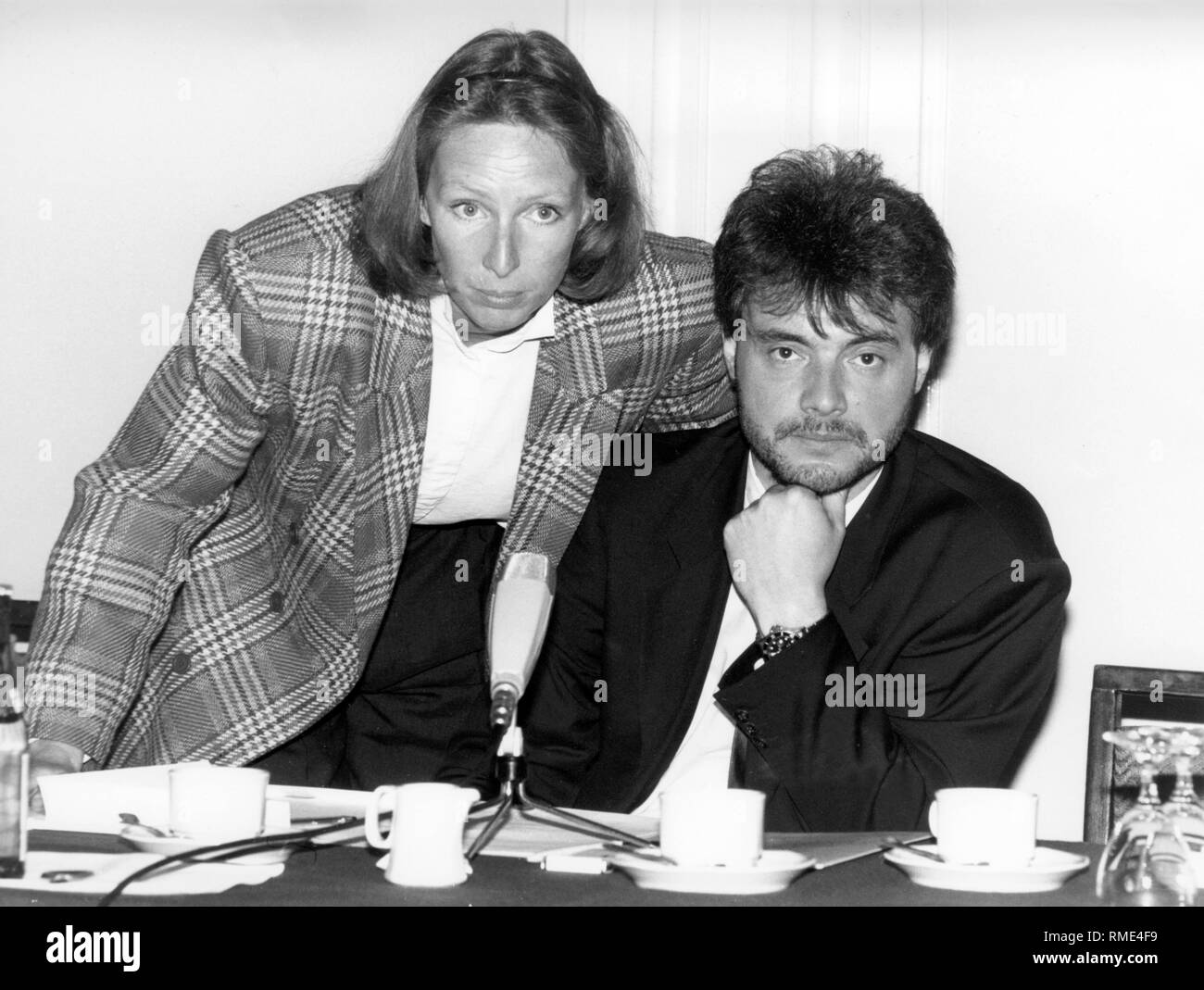 Dornier-Tiefenthaler Martine et son mari Conrado Dornier Photo Stock ...