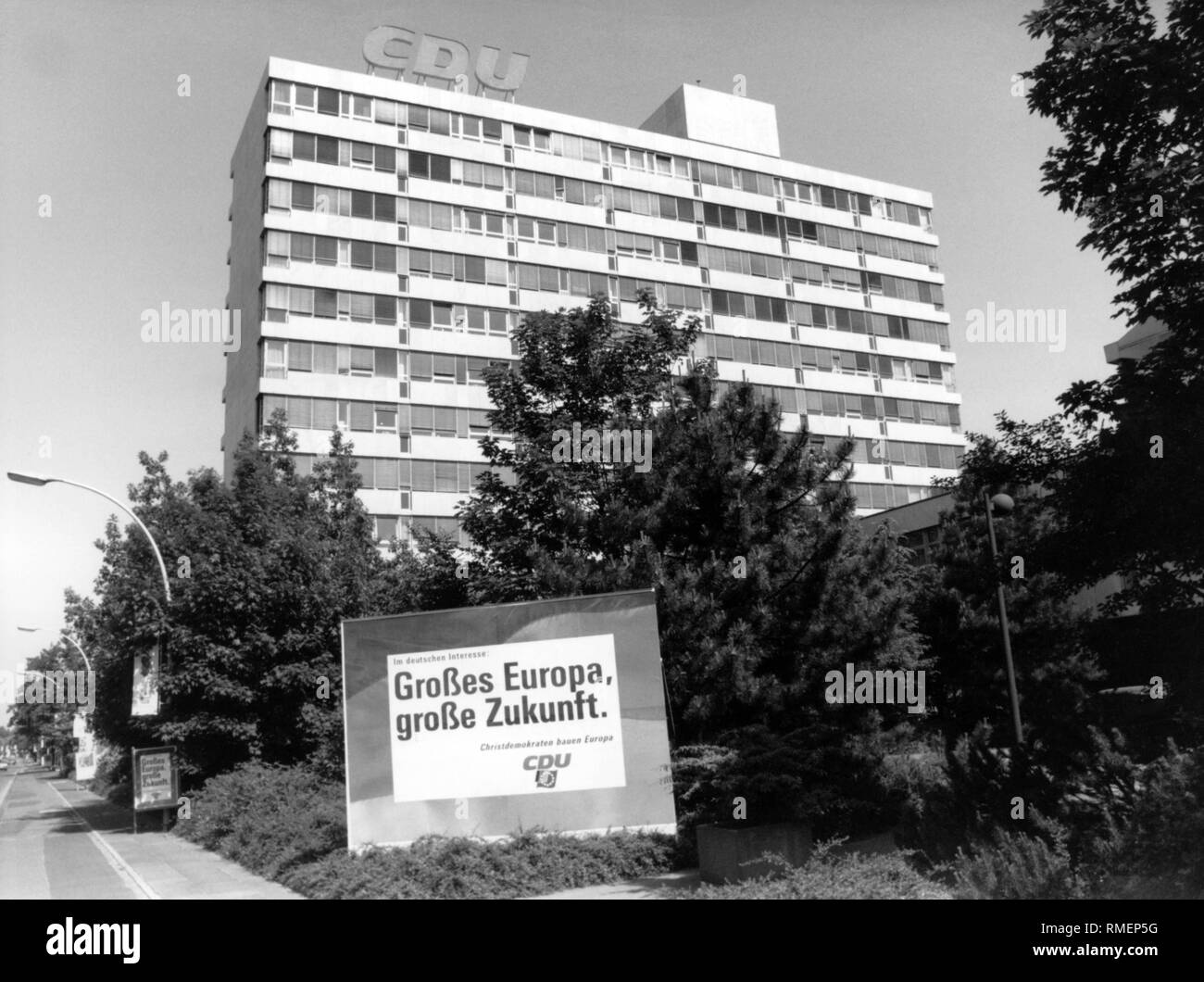 Affiche de campagne électorale cdu Banque de photographies et d’images ...