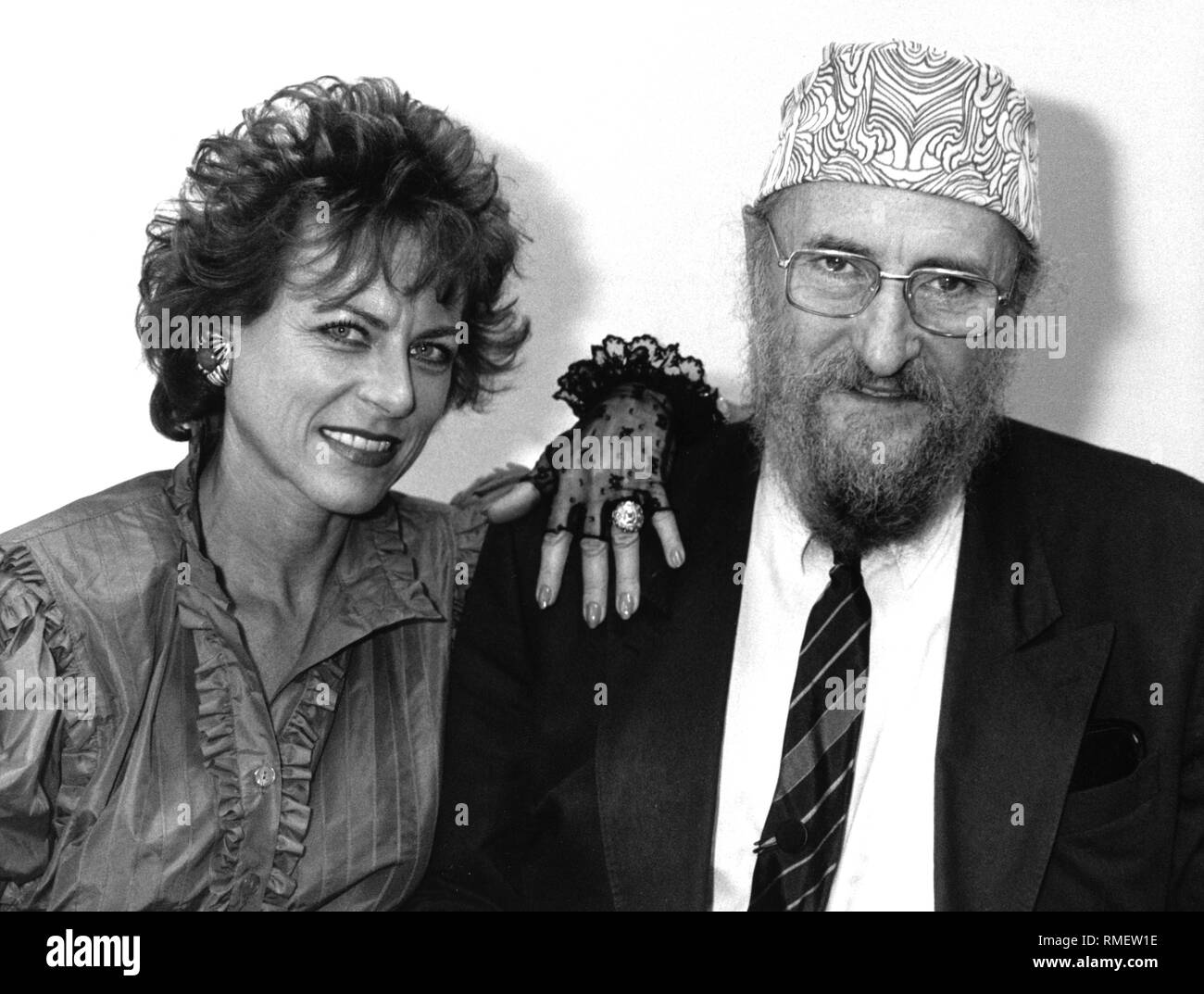 Le peintre autrichien Ernst Fuchs et son épouse Eva Christina Photo ...