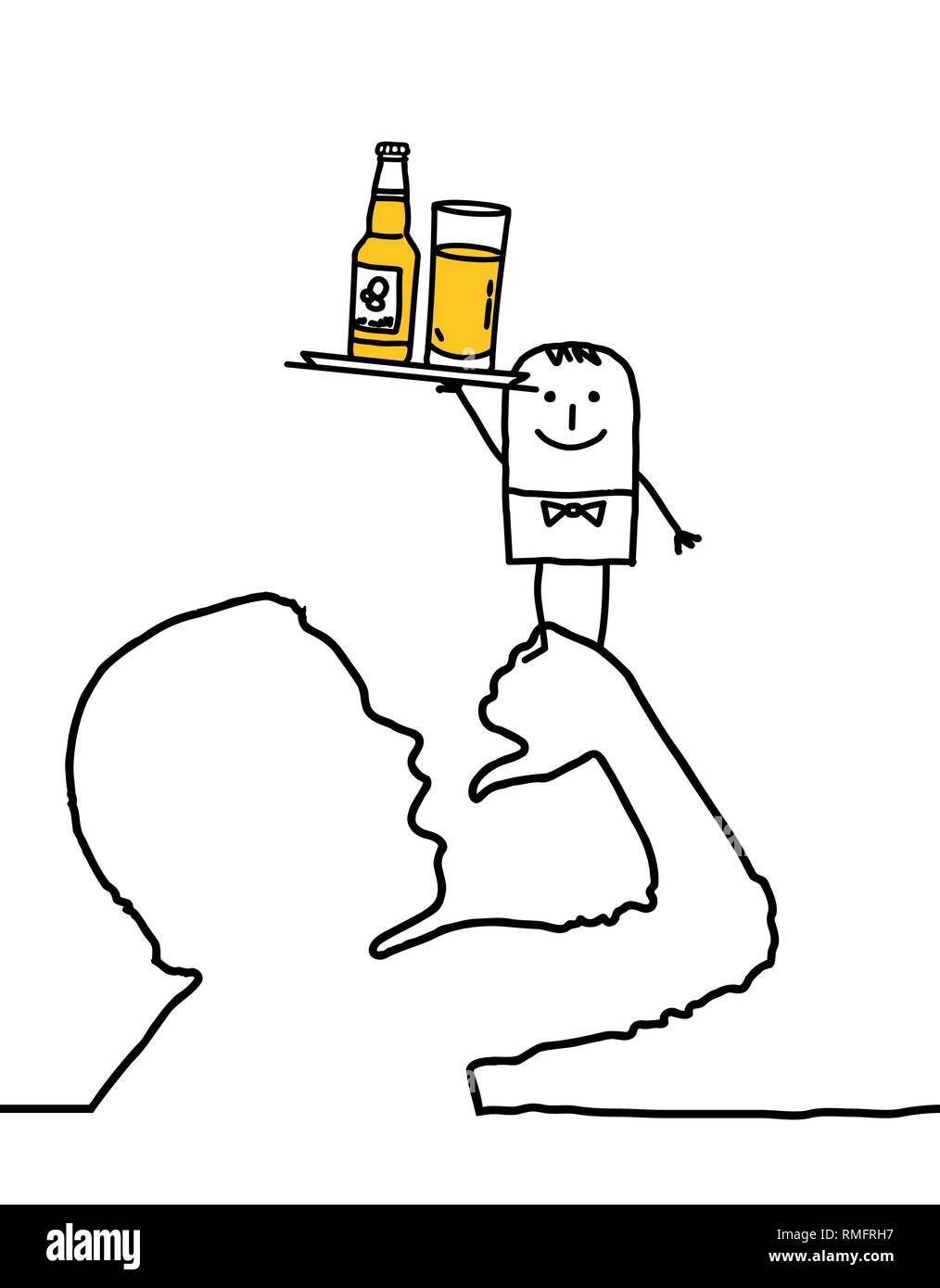 Avoir soif Banque d'images vectorielles - Alamy