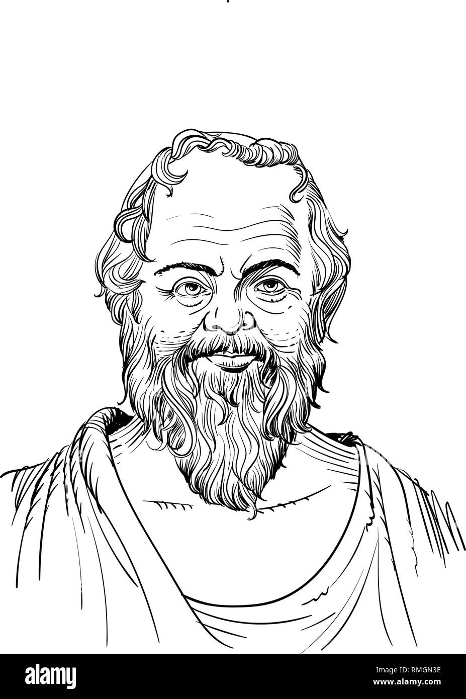écrivain et philosophe Banque d'images vectorielles - Alamy