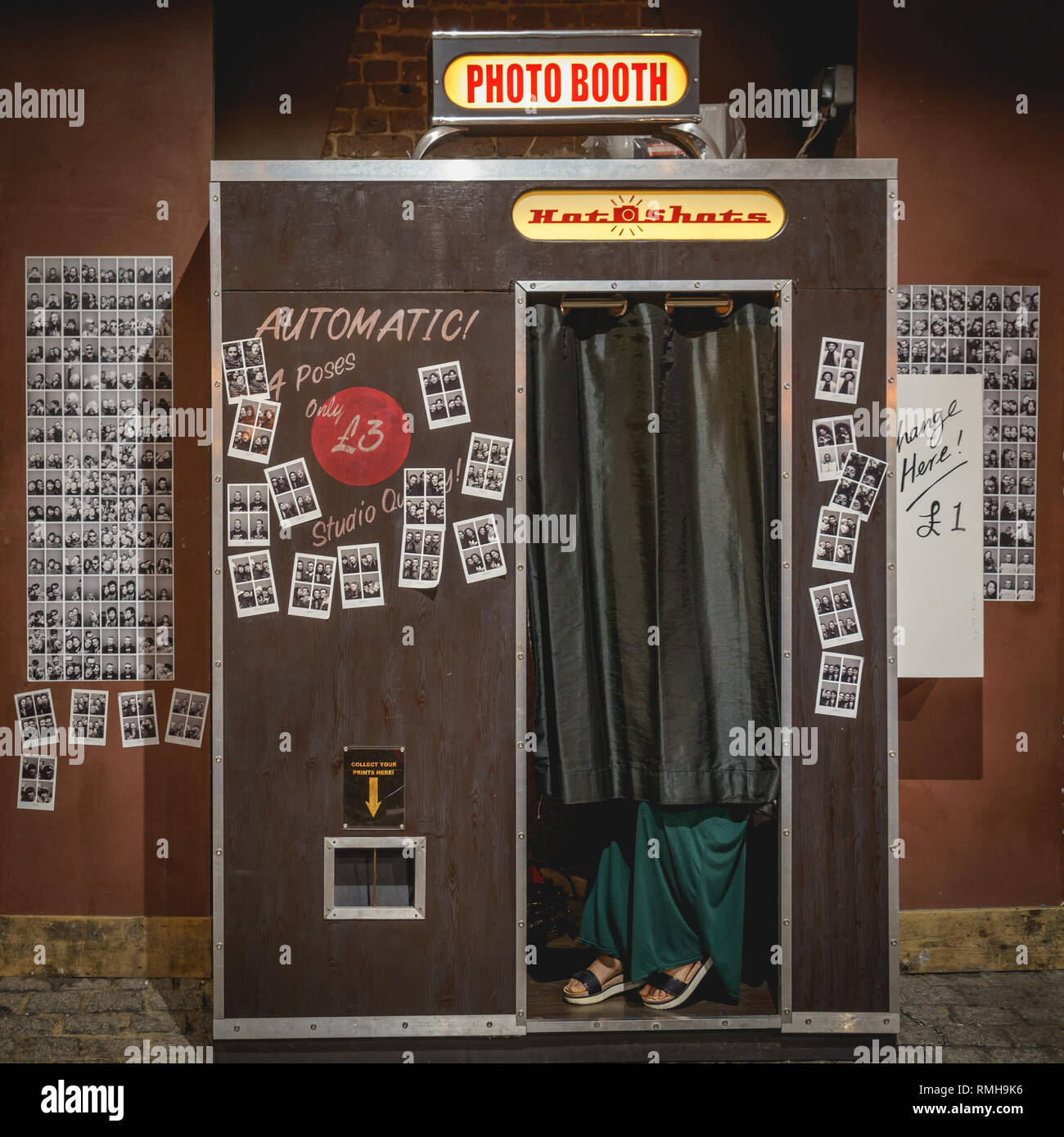 Photomaton vintage au marché de camden Banque de photographies et d ...