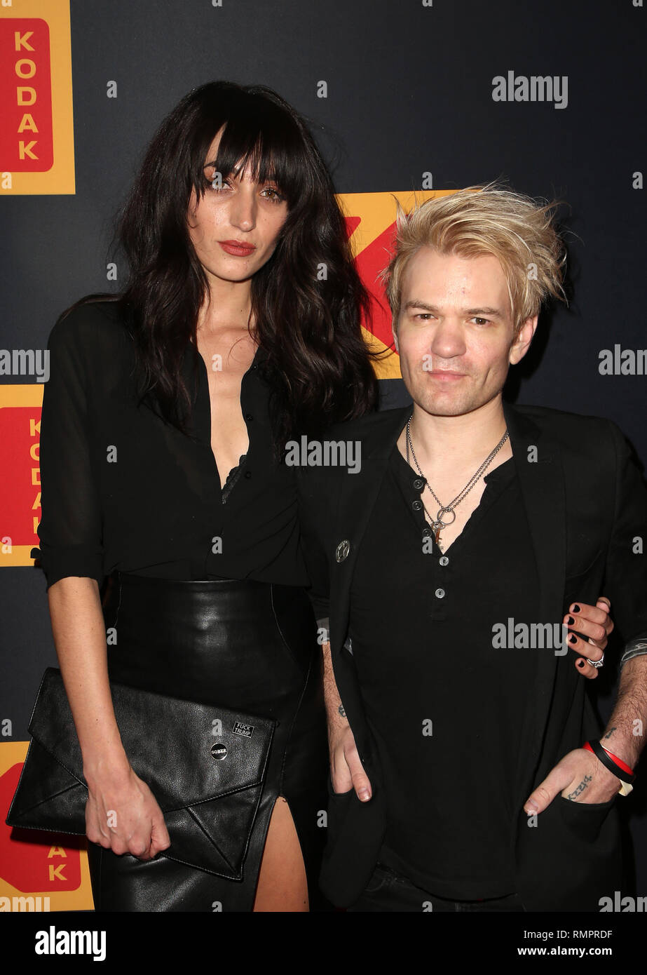 Los Angeles, CA, USA. Feb 15, 2019. Deryck Whibley, Ariana, Cooper, à ...
