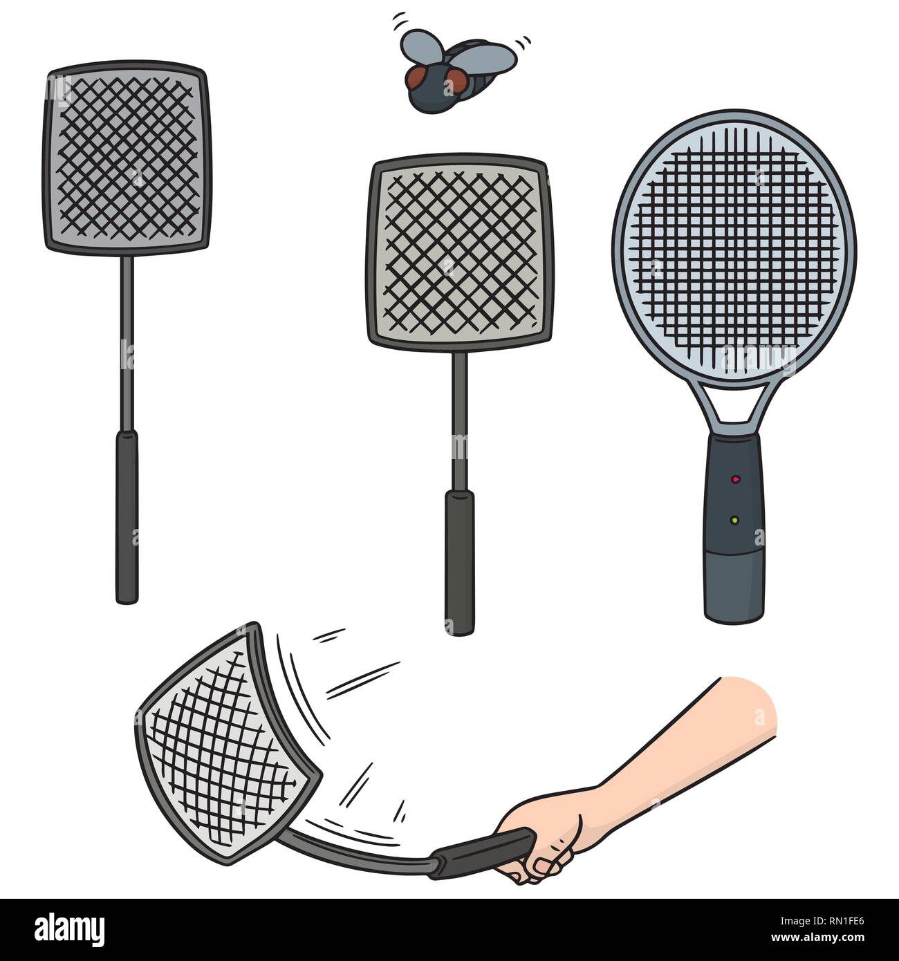 Fly swatter Banque d'images vectorielles - Alamy