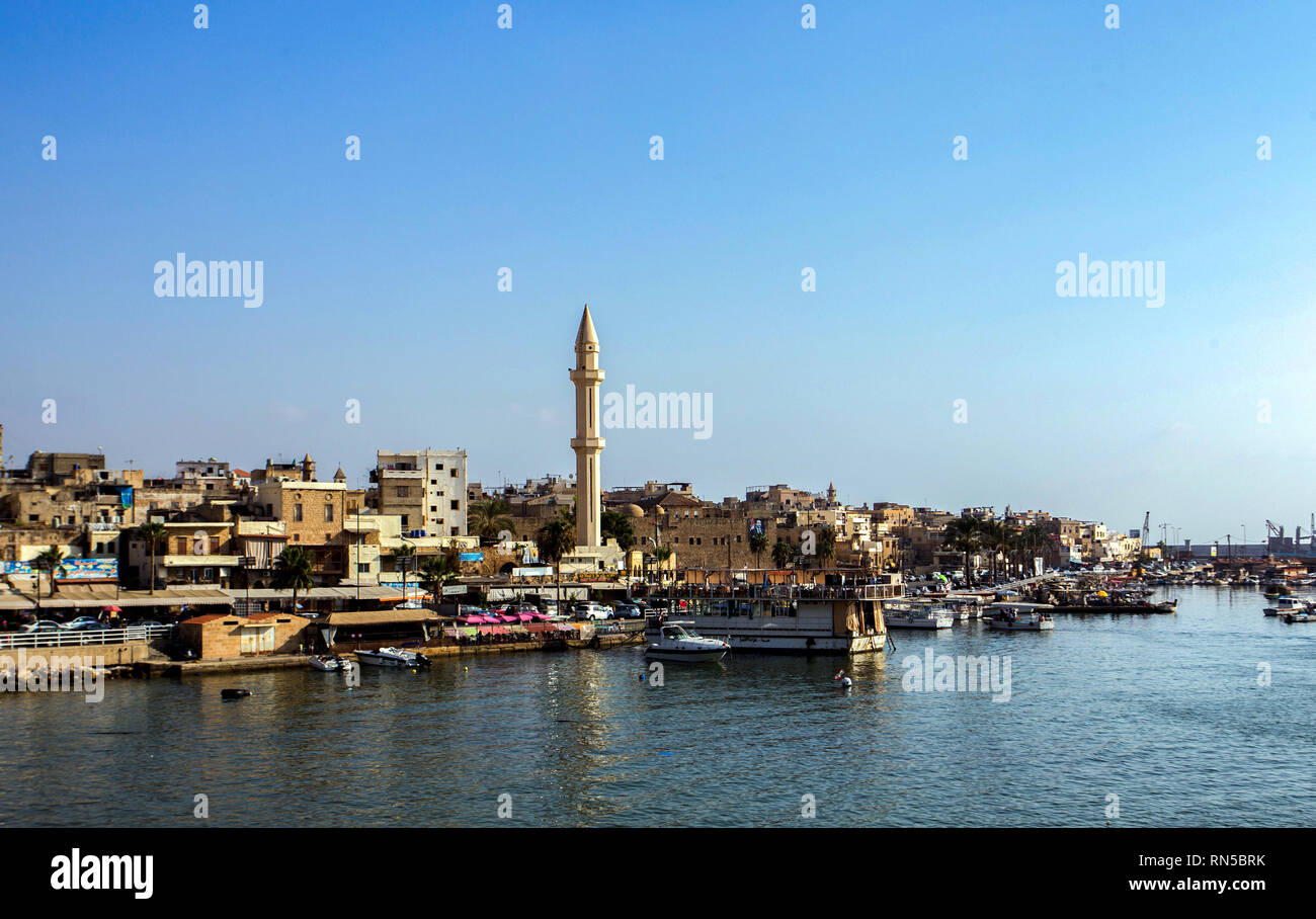 Mosque sidon saida lebanon Banque de photographies et d’images à haute ...