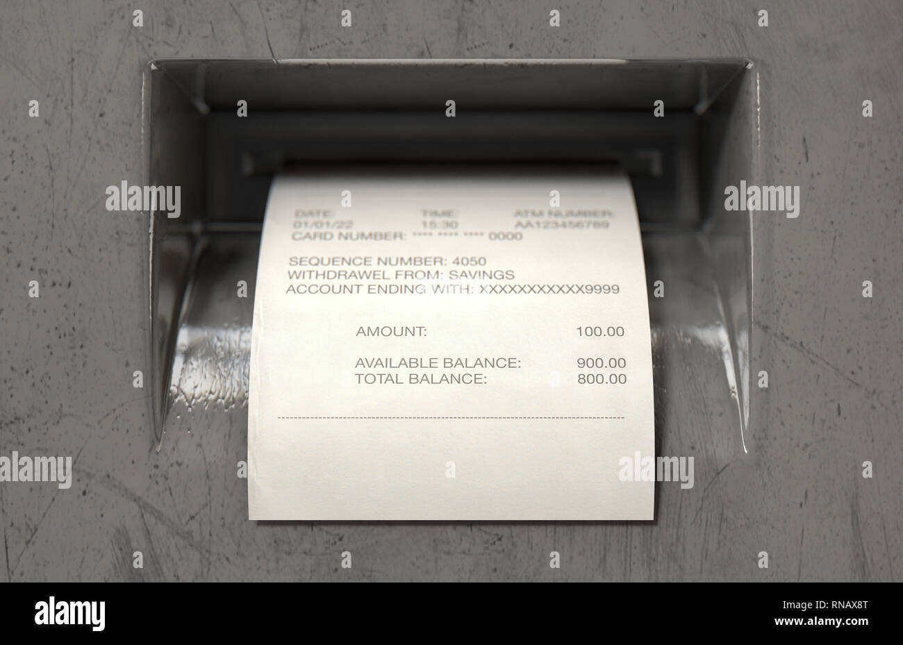 Bordereau de retrait bancaire Banque de photographies et d’images à ...