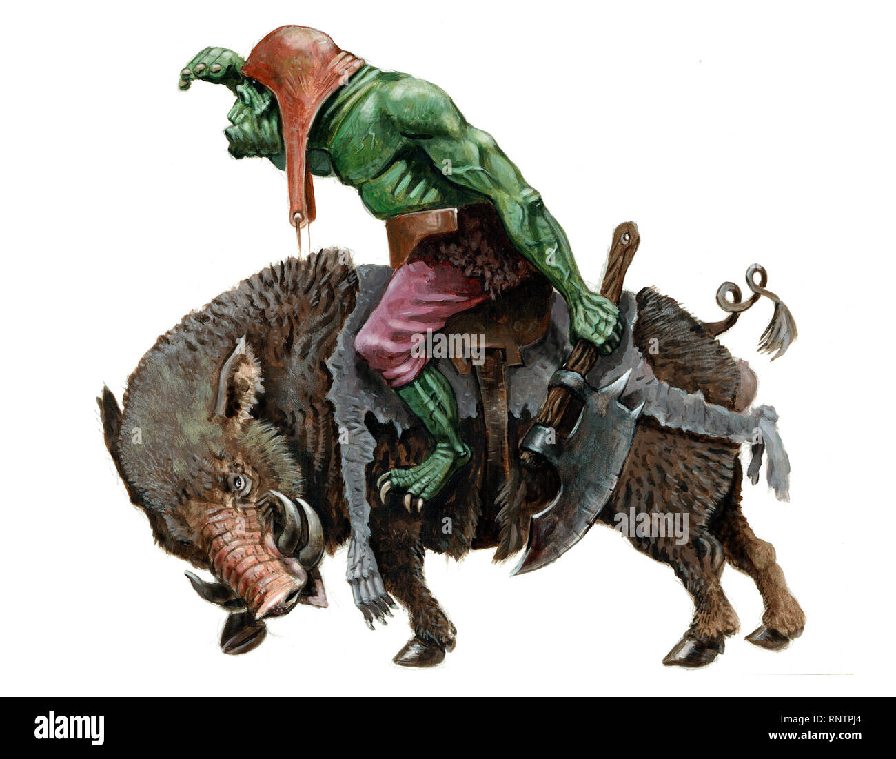 Ogre dessin Banque de photographies et d’images à haute résolution - Alamy