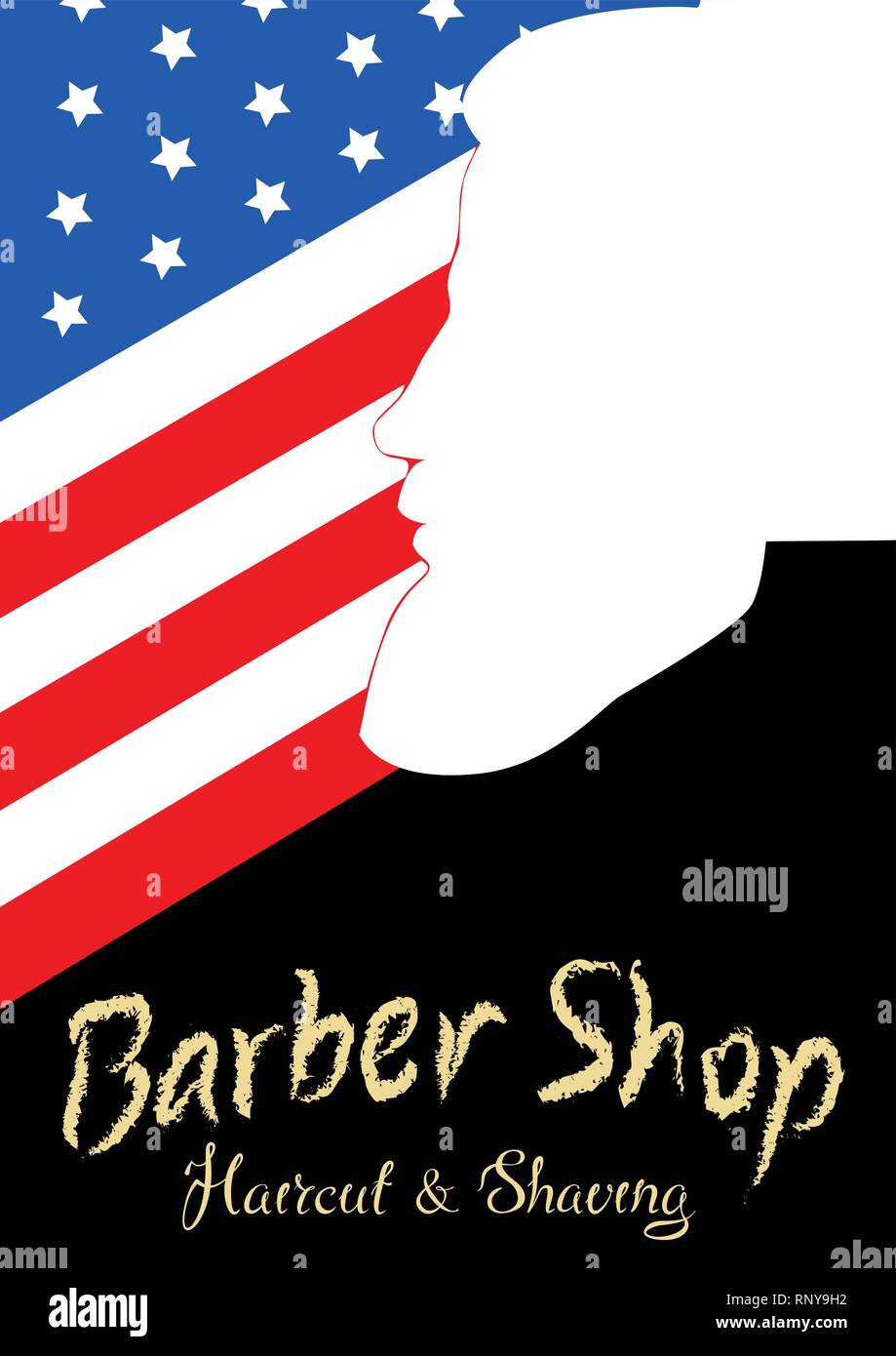 Vector Vintage Barber Shop Logo Pour Votre Conception Pour Létiquette