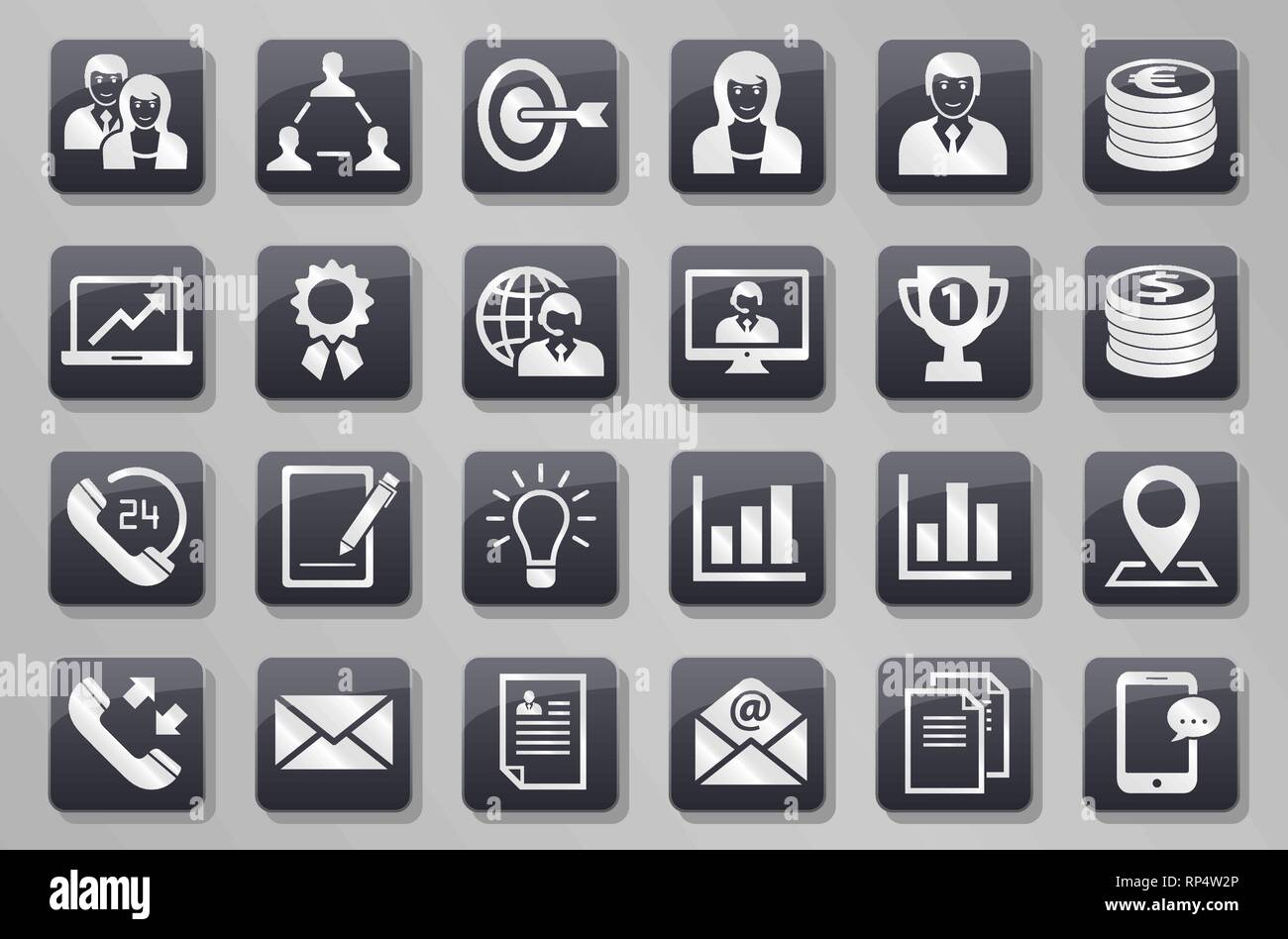 Team work symbol Banque d'images vectorielles - Alamy