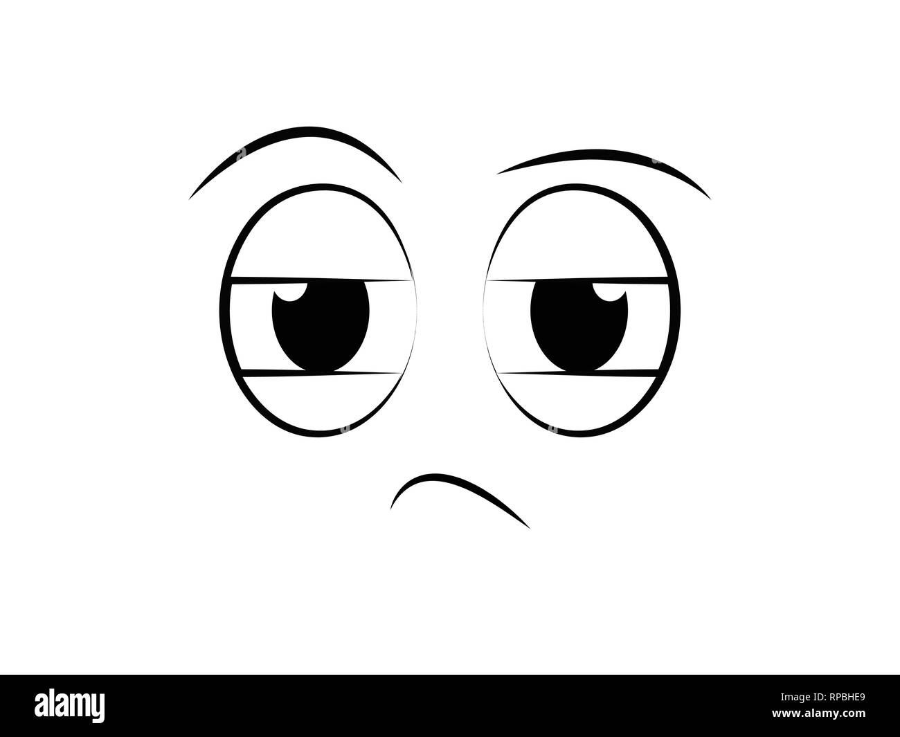 Cartoon eyes Banque d'images détourées - Alamy