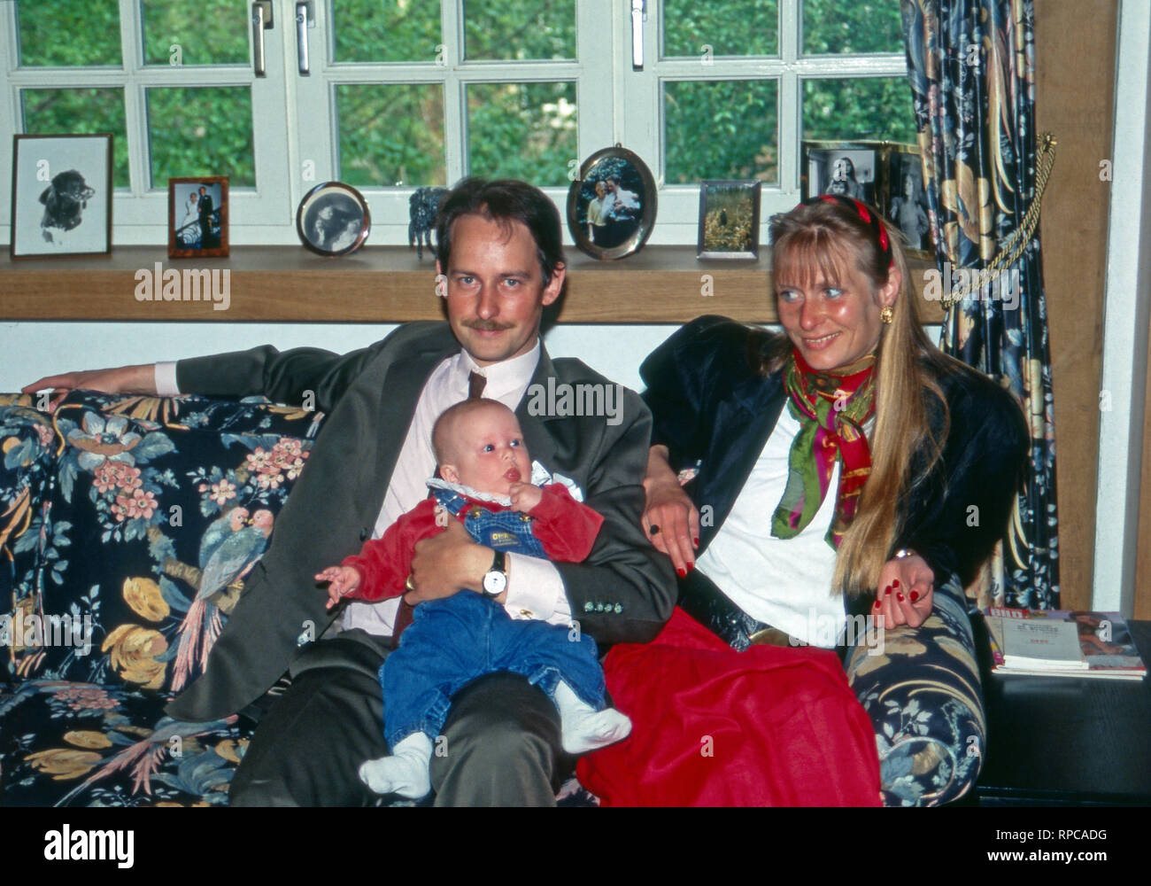 Rudolph Prinz von Croy mit Ehefrau Alexandra à Dülmen, Allemagne 1989 ...