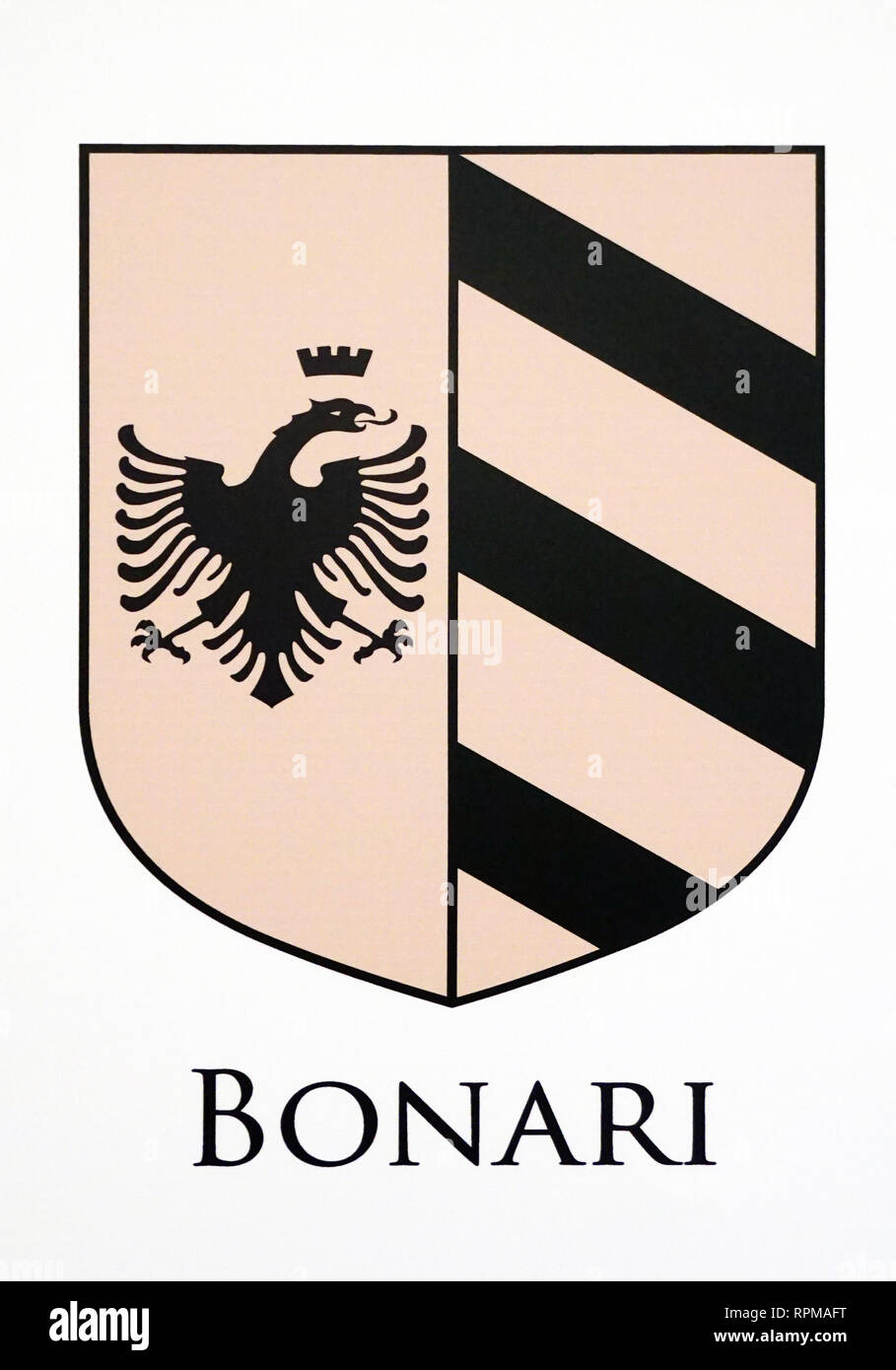 Armoiries bonari Banque de photographies et d’images à haute résolution ...