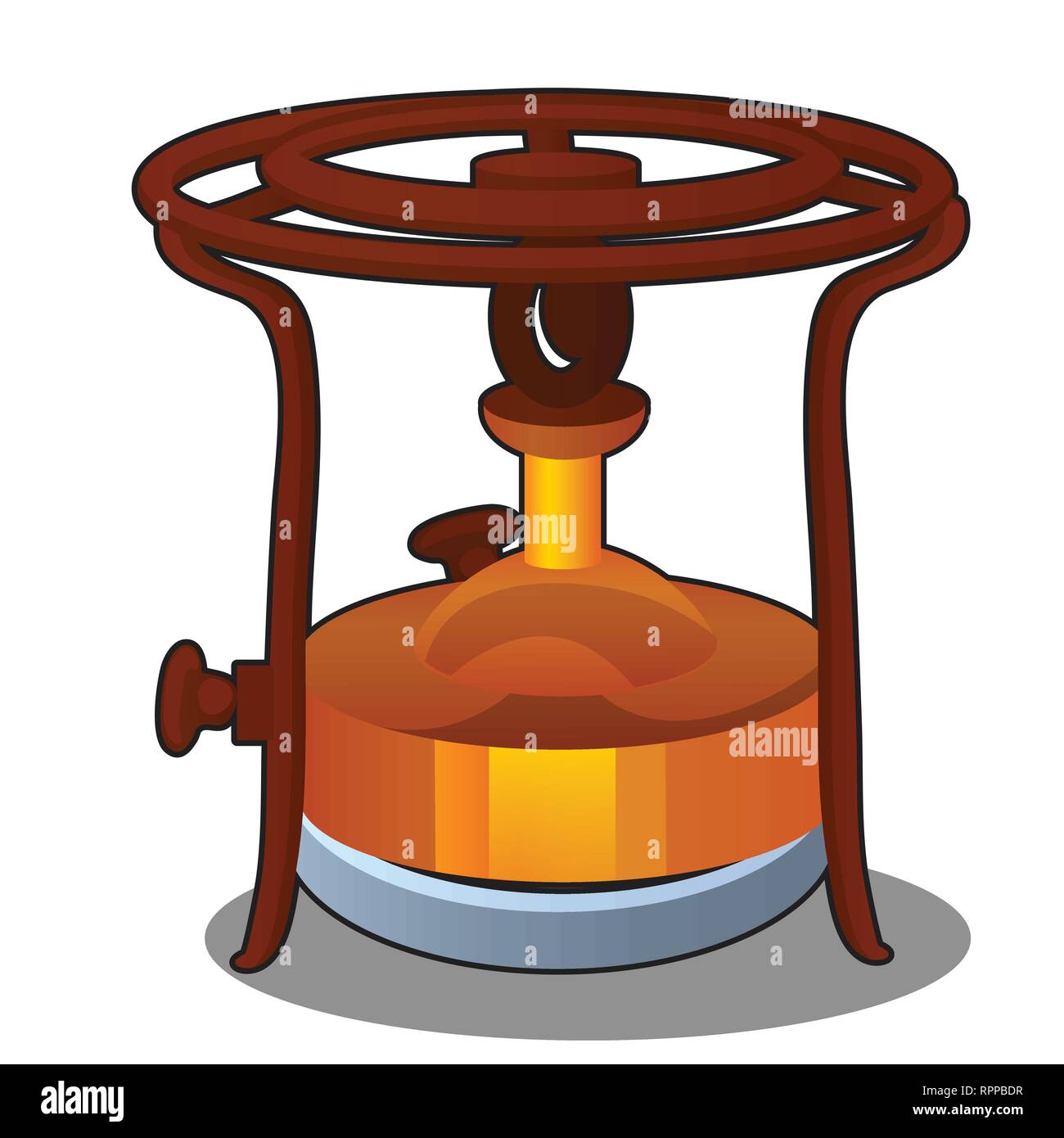 Brass radiator Banque d'images détourées - Alamy