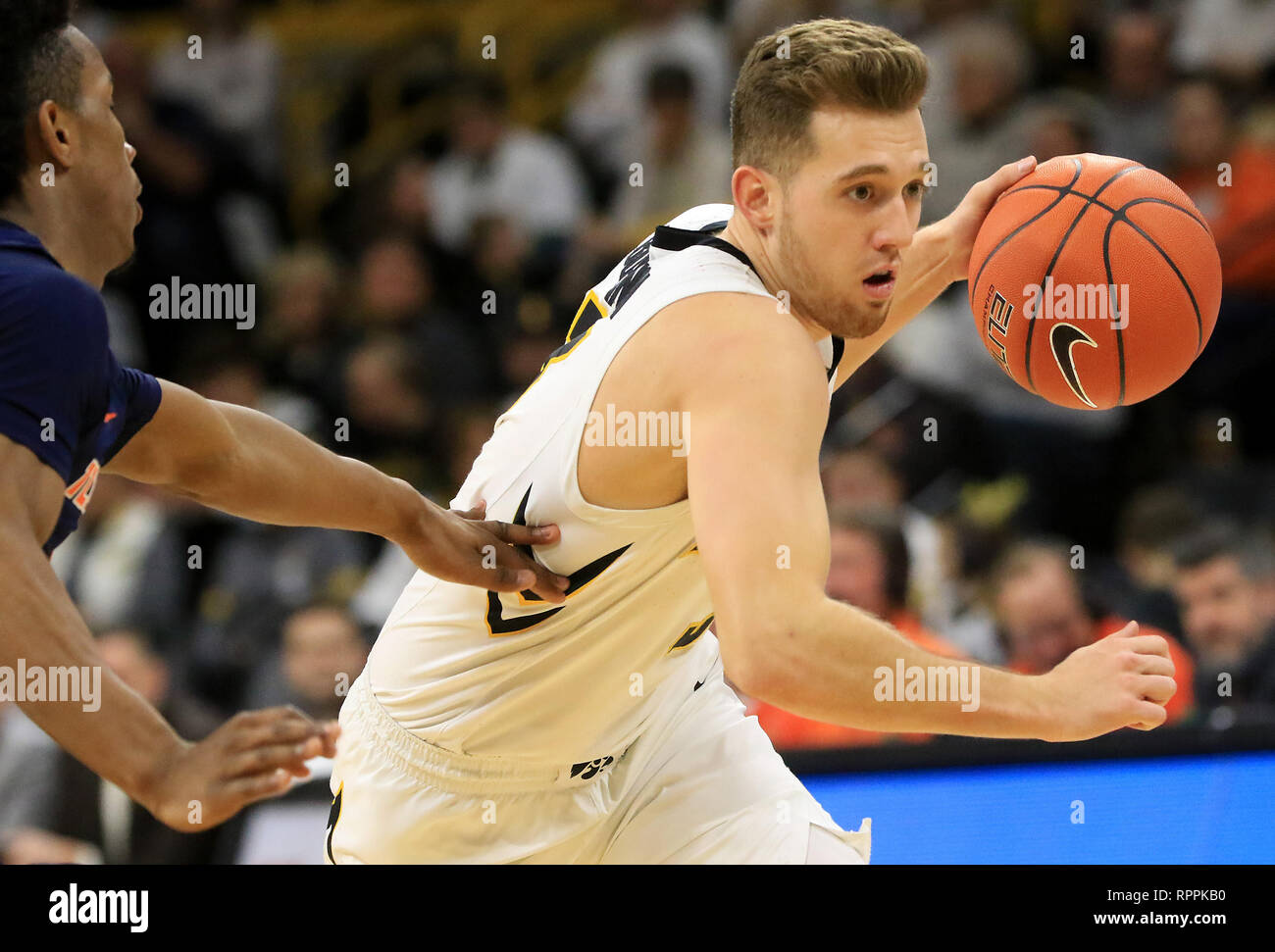 20 janvier 2019 - Iowa City, Iowa, États-Unis - Iowa's Jordanie ...