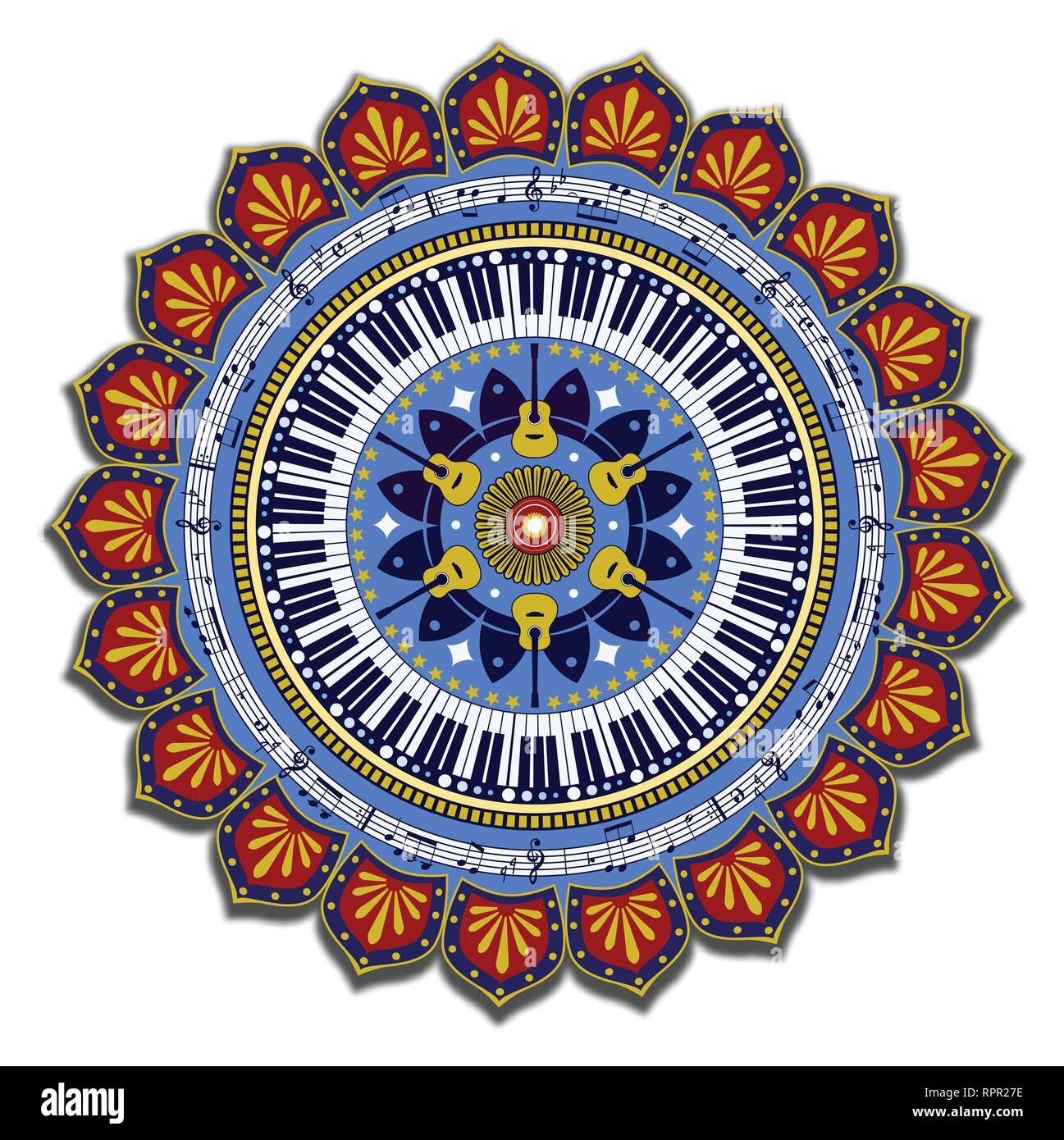 Mandala vector vectors Banque de photographies et d’images à haute ...