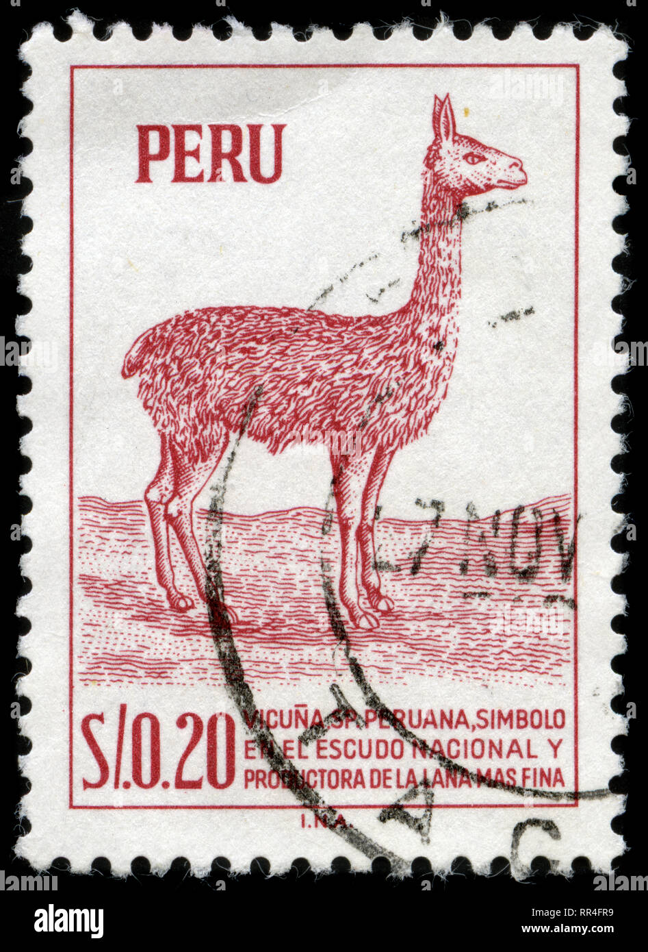 Peru stamp Banque de photographies et d’images à haute résolution - Alamy