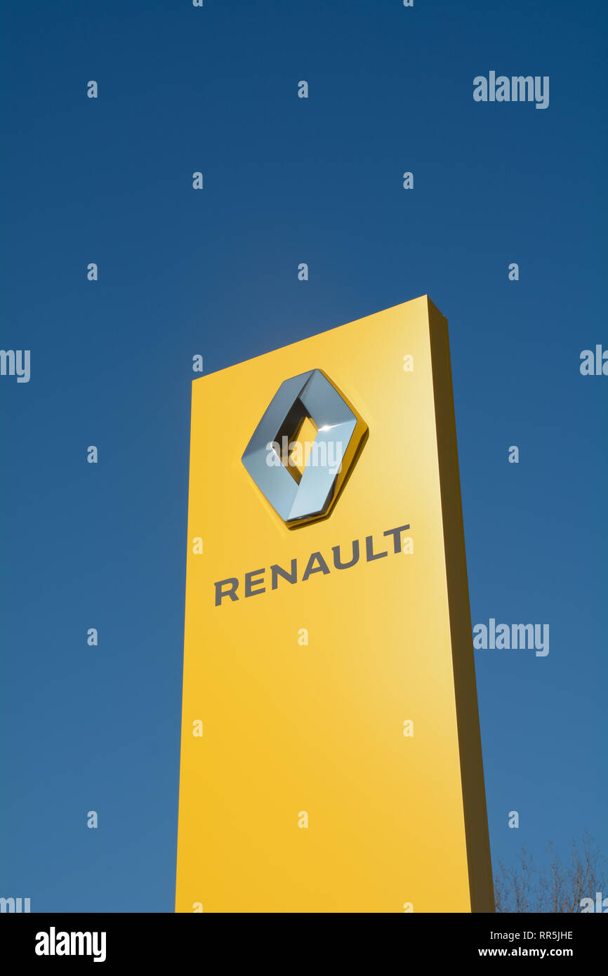 Logo de voiture renault Banque de photographies et d’images à haute ...