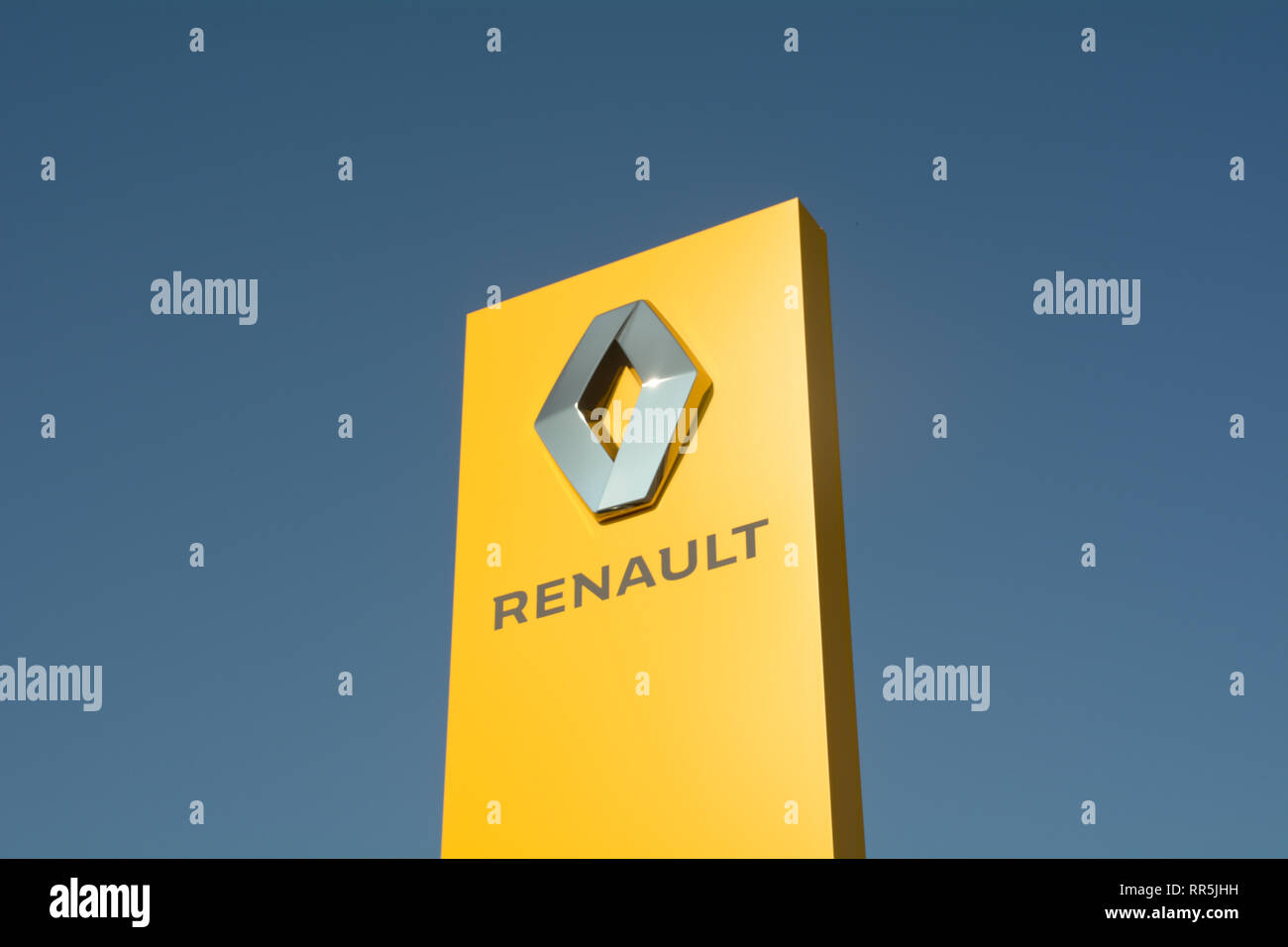Logo jaune et bleu Banque de photographies et d’images à haute ...