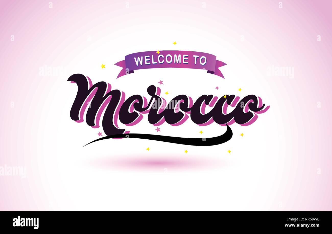 Welcome morocco illustration design Banque de photographies et d’images ...