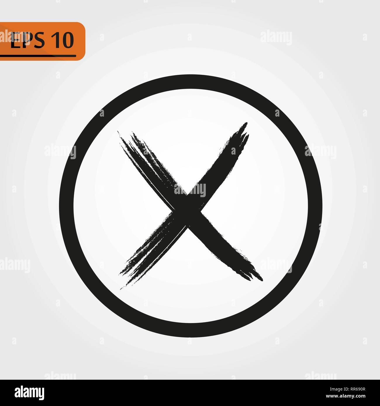 Interdiction simple vierge, interdiction, interdits, pas de signe symbole noir isolé sur fond ...