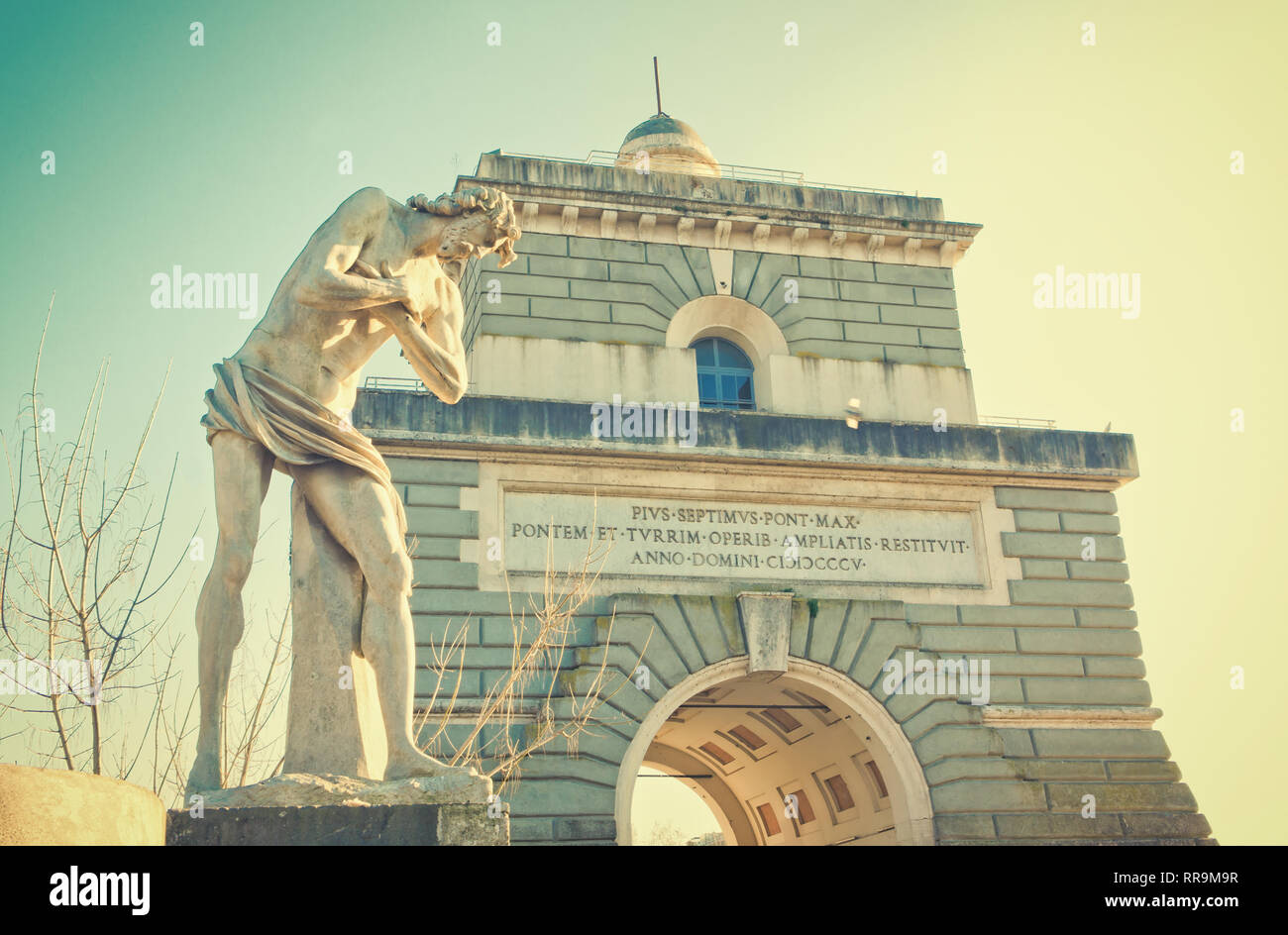 Pont milvien Banque de photographies et d’images à haute résolution - Alamy