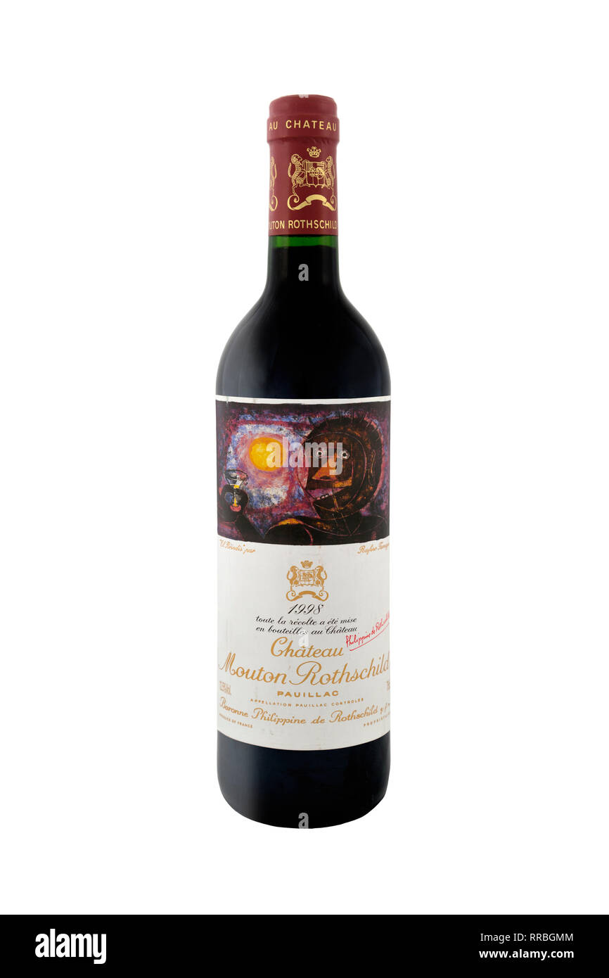 Bouteille de vin rouge Banque de photographies et d’images à haute ...