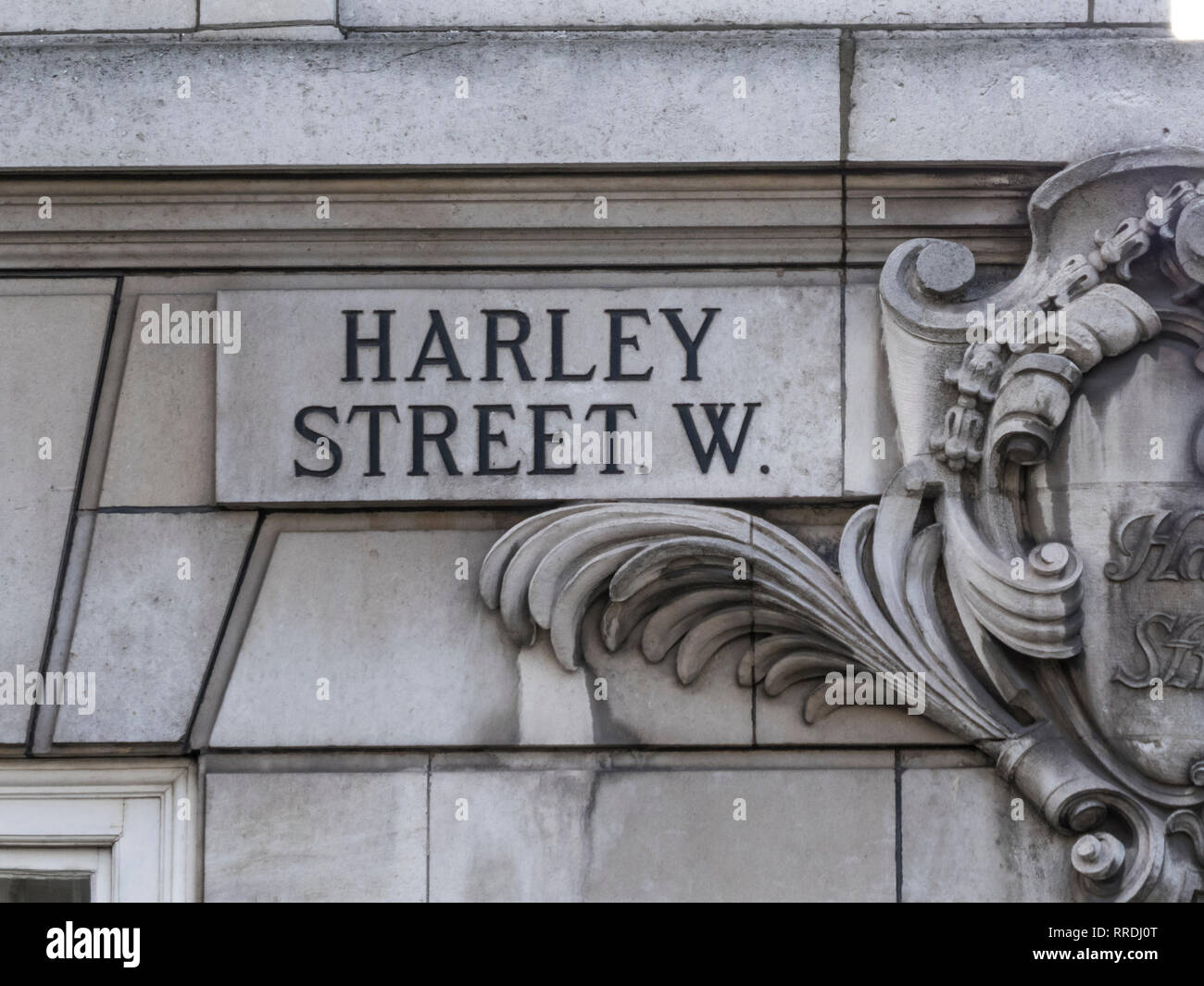 Harley street road sign Banque de photographies et d’images à haute ...