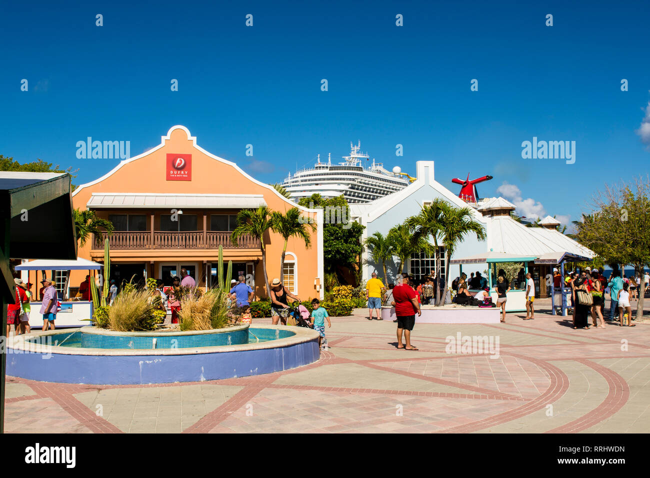 Grand Turk Cruise Port, l'île de Grand Turk, Îles Turks et Caicos ...