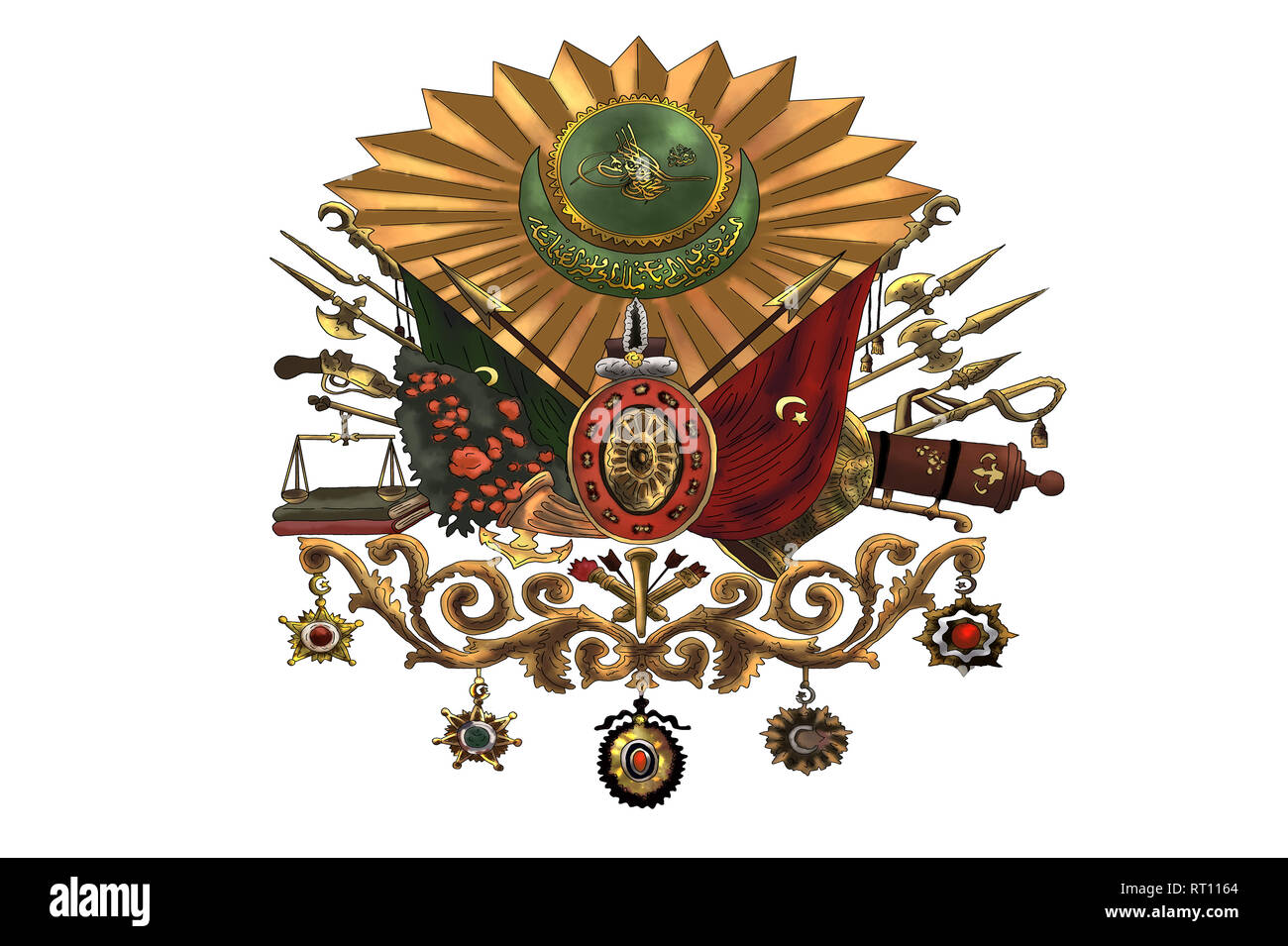 Empire ottoman logo Banque de photographies et d’images à haute ...