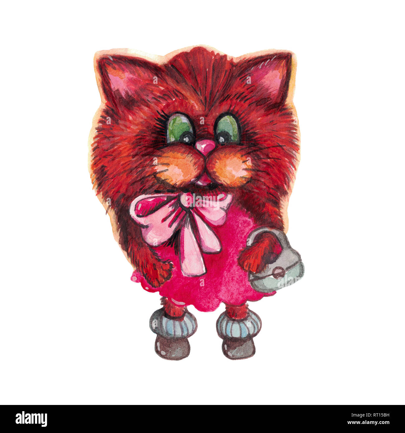 Cat animals cartoon illustration Banque de photographies et d’images à ...