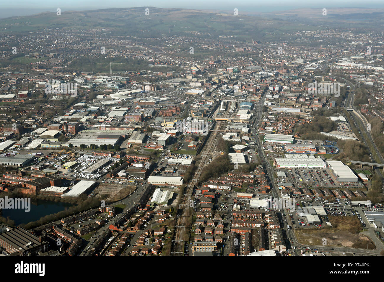 Le centre ville de bolton Banque de photographies et d’images à haute ...
